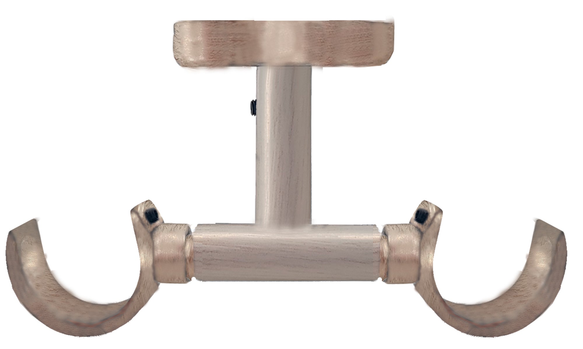 1 Soporte a techo para barra diámetro 20 mm Design hierro marfil oro ...