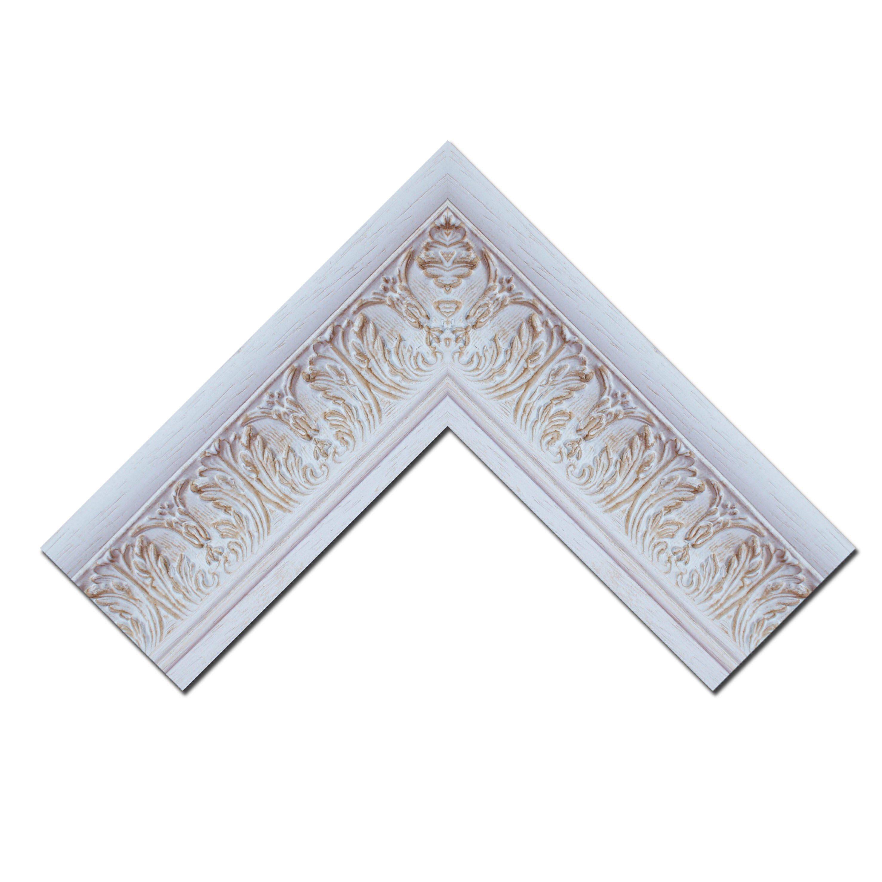 Espejo enmarcado rectangular Inca blanco 64 x84 cm | Leroy Merlin