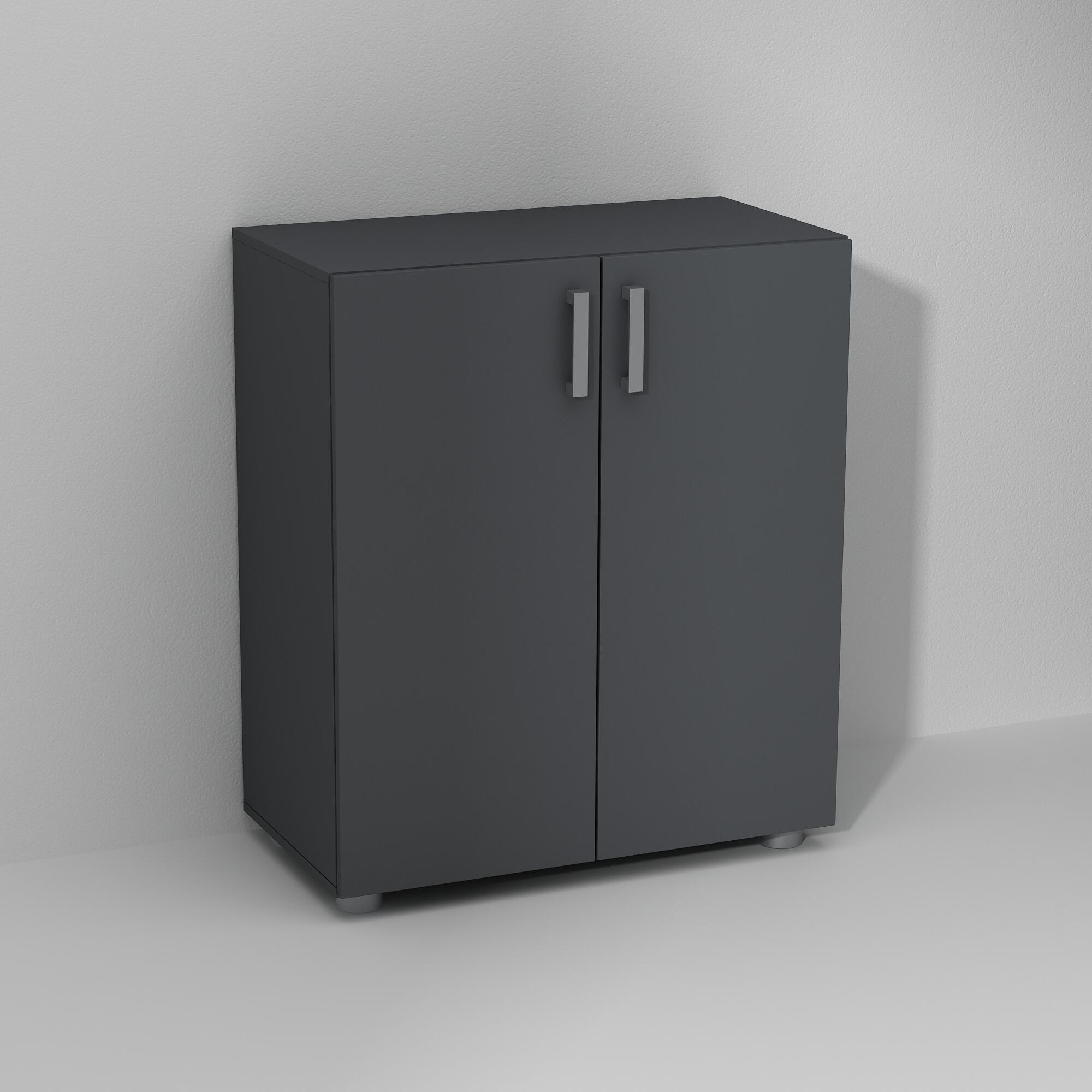 Despensero bajo gris FINLAR 92x80x42 cm 2 puertas | Leroy Merlin