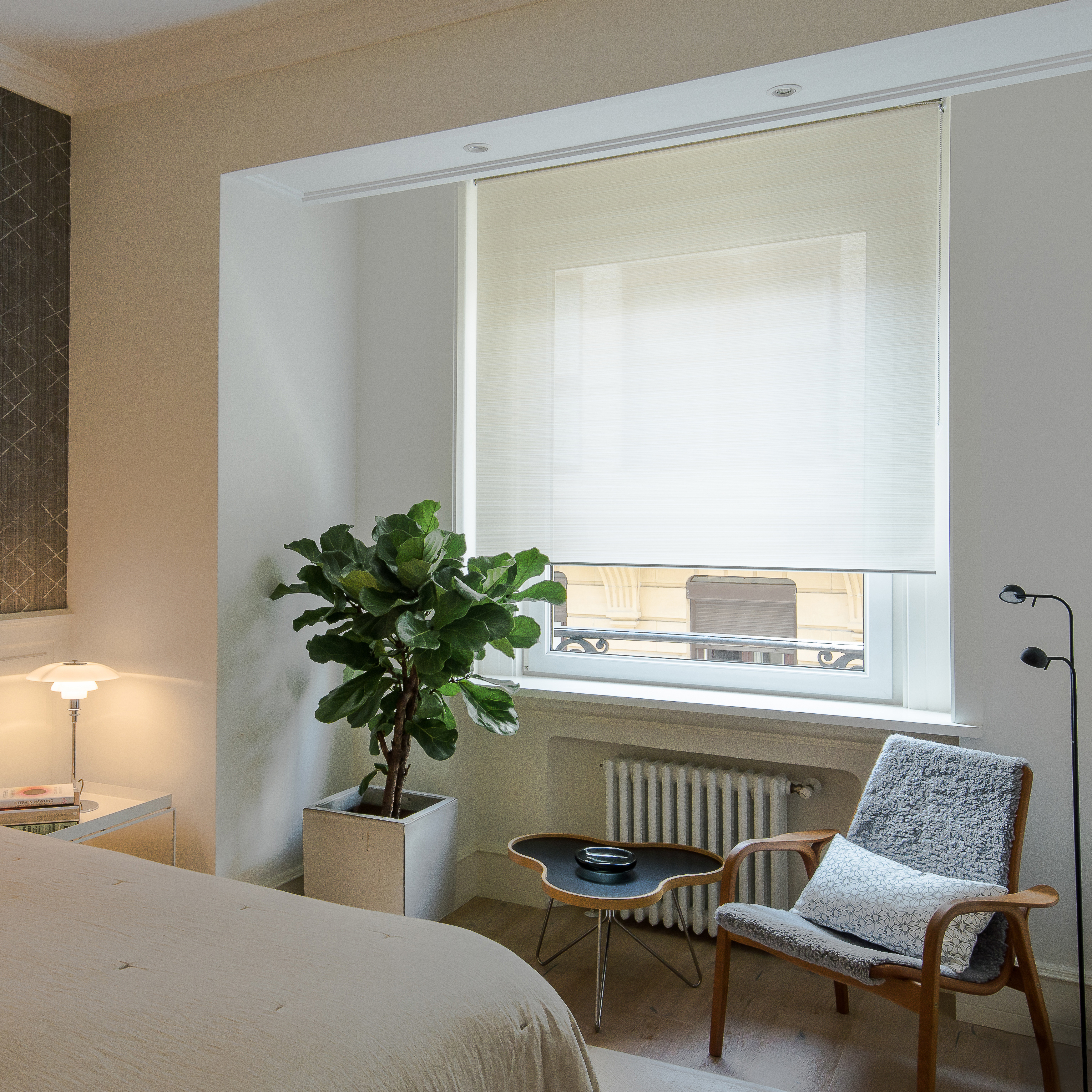 Estor enrollable screen City Lino beige de 154x230cm | Leroy Merlin