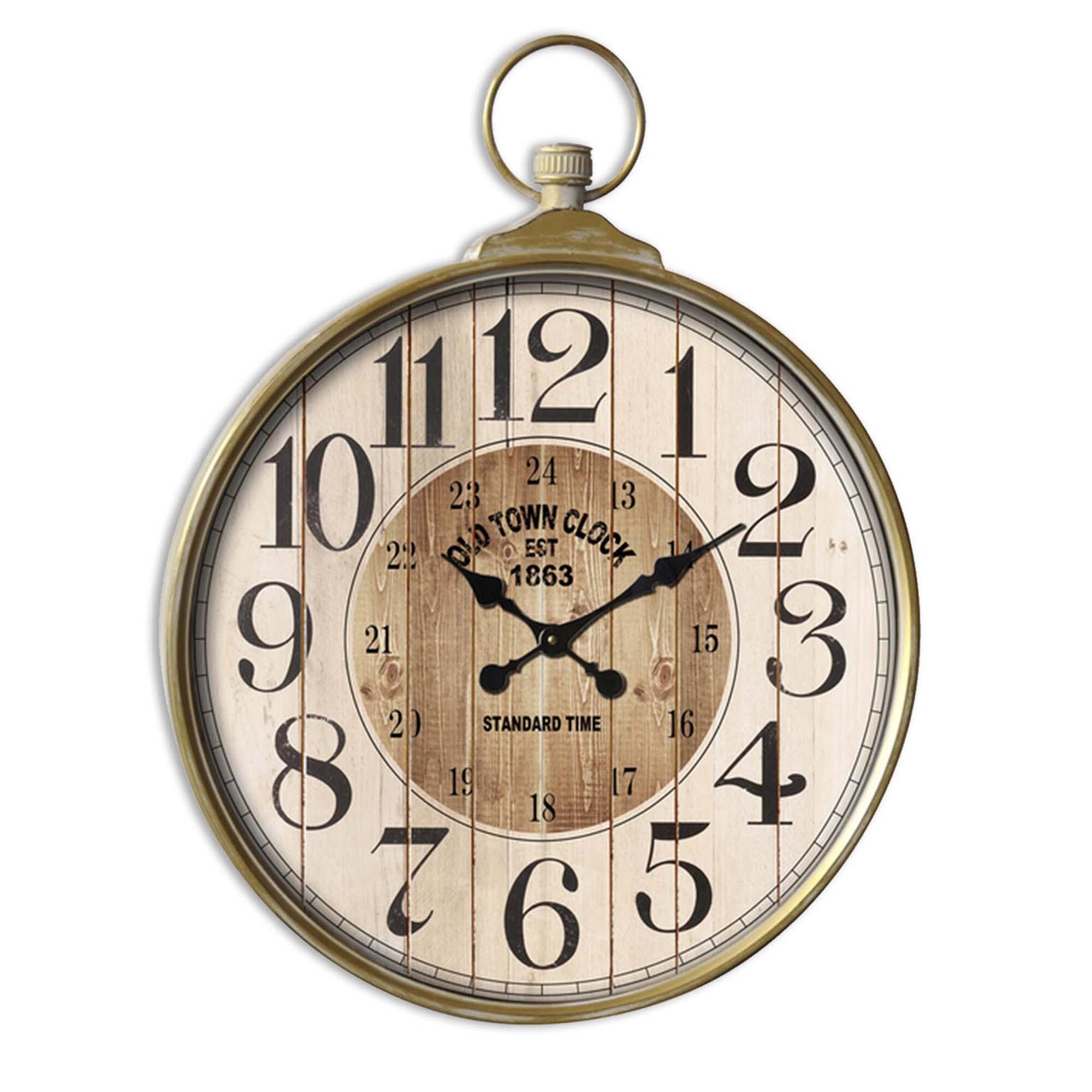 Reloj de pared Romance madera multicolor 30 cm | Leroy Merlin