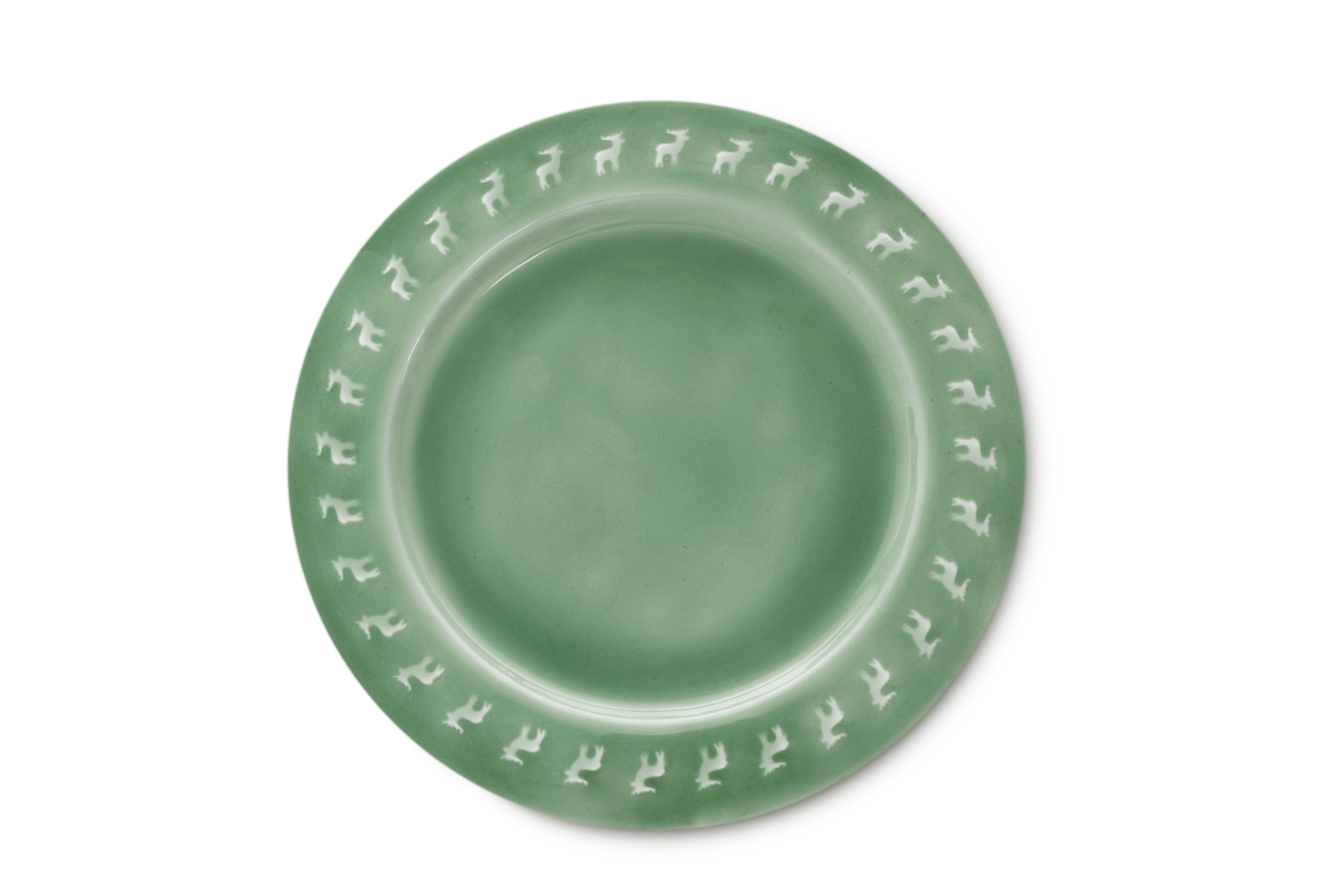 Plato verde Refugio 32 cm | Leroy Merlin