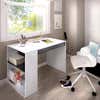 Escritorio blanco: Mesa de estudio práctica y con estilo
