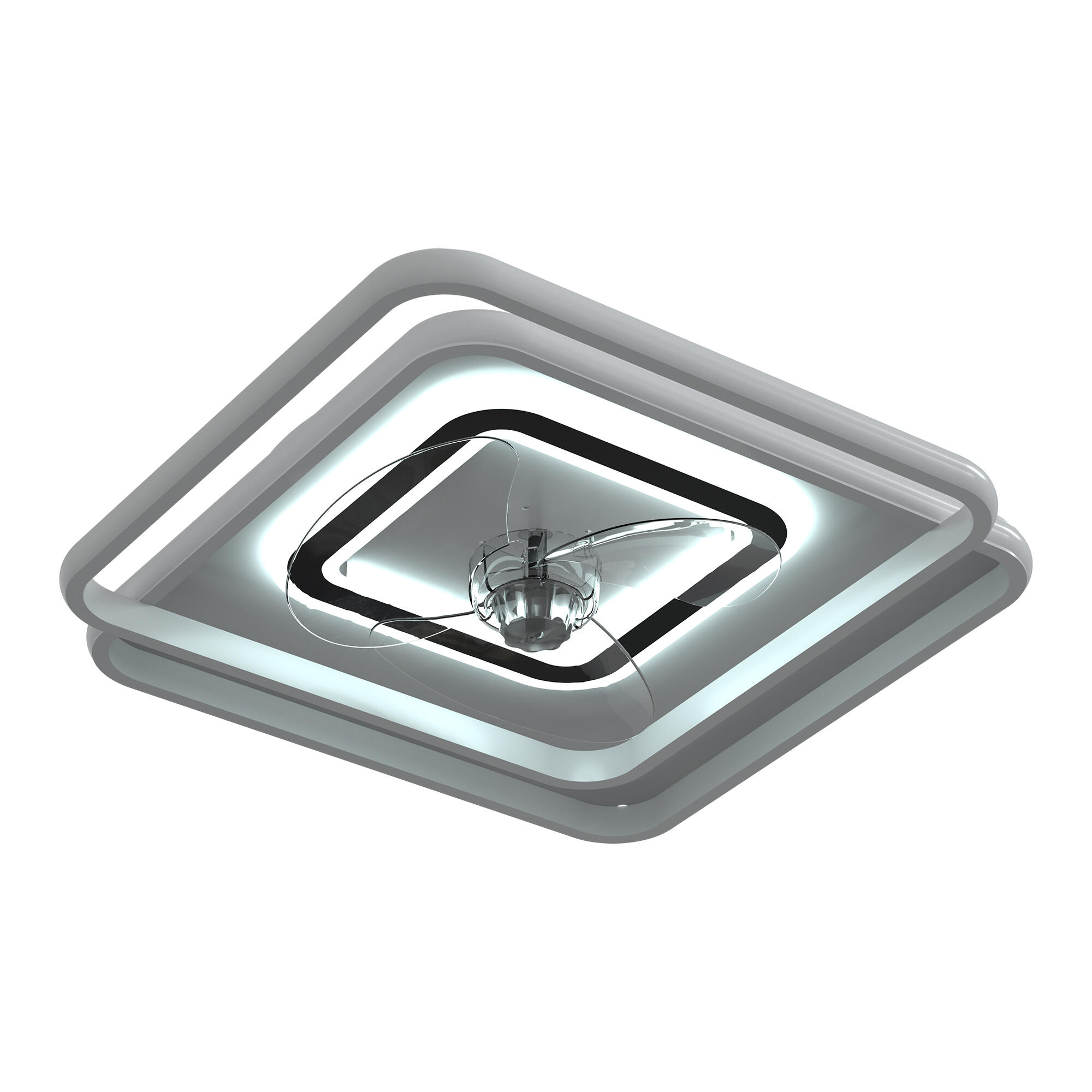 Ventilador de techo con luz motor DC Altea blanco | Leroy Merlin