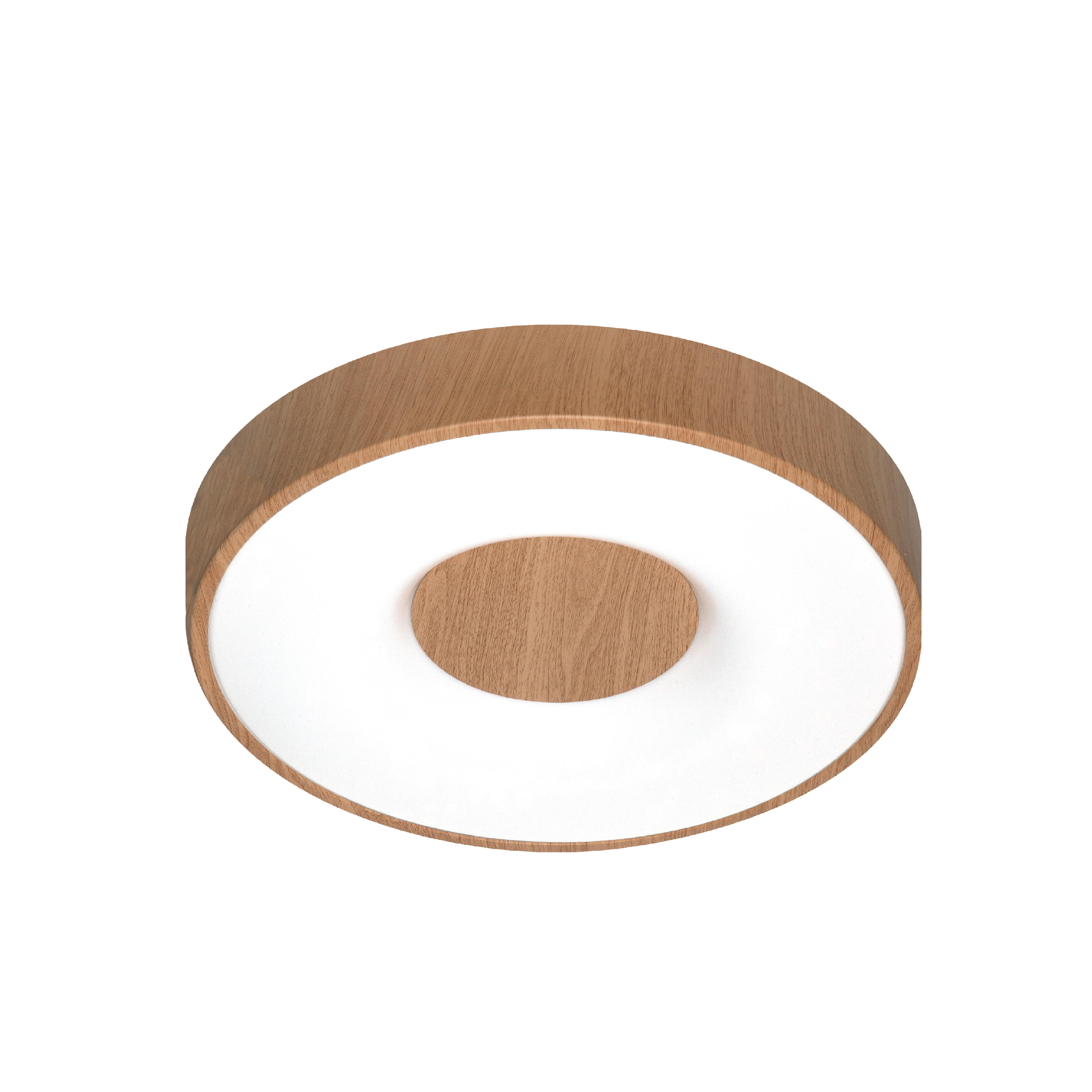 Plafon led madera 56w,2500lm,intensidad y tono regulable(2700-5000K ...