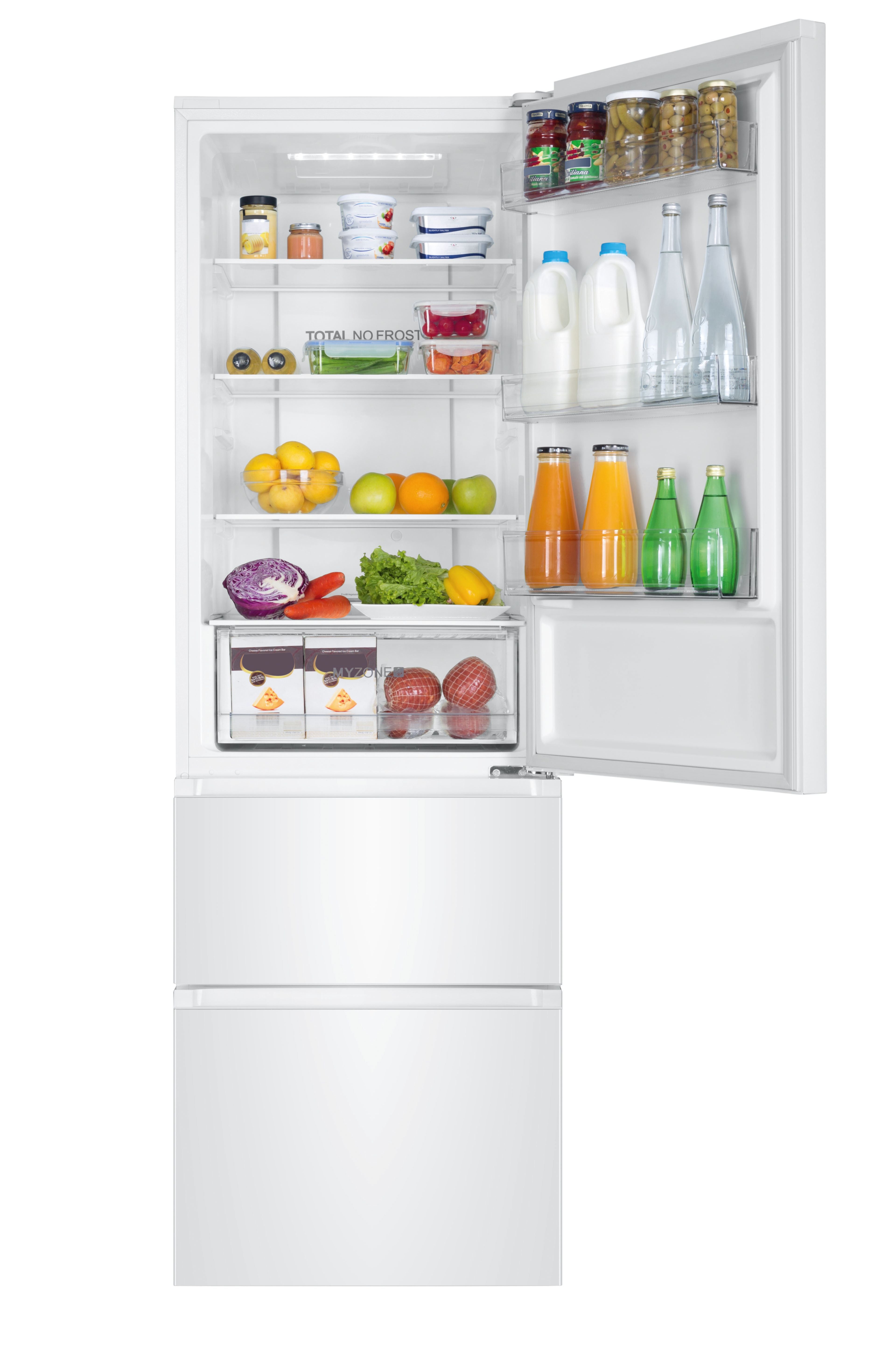 Frigorífico combi HAIER Htr3619Enpw de 59.5x190.5x65.7cm 348 litros ...