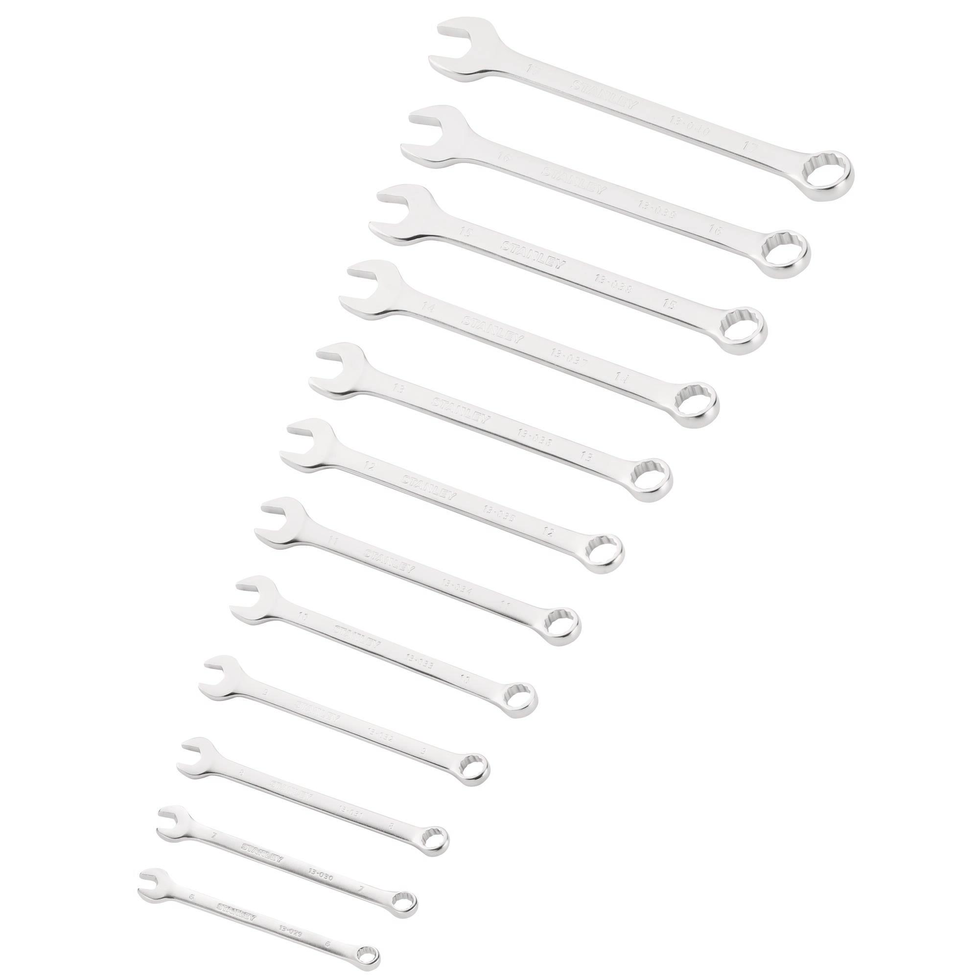 Set di chiavi combinate STANLEY FATMAX Set 12 chiavi combinate FATMAX ...