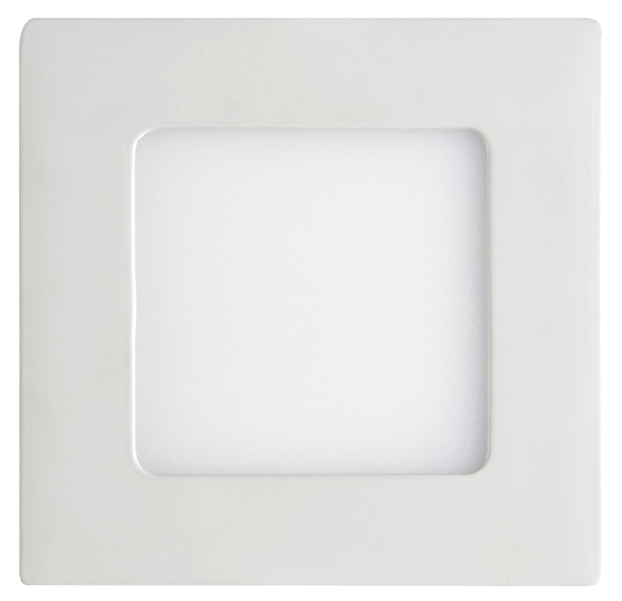 Foco led cuadrado blanco de 6w | Leroy Merlin