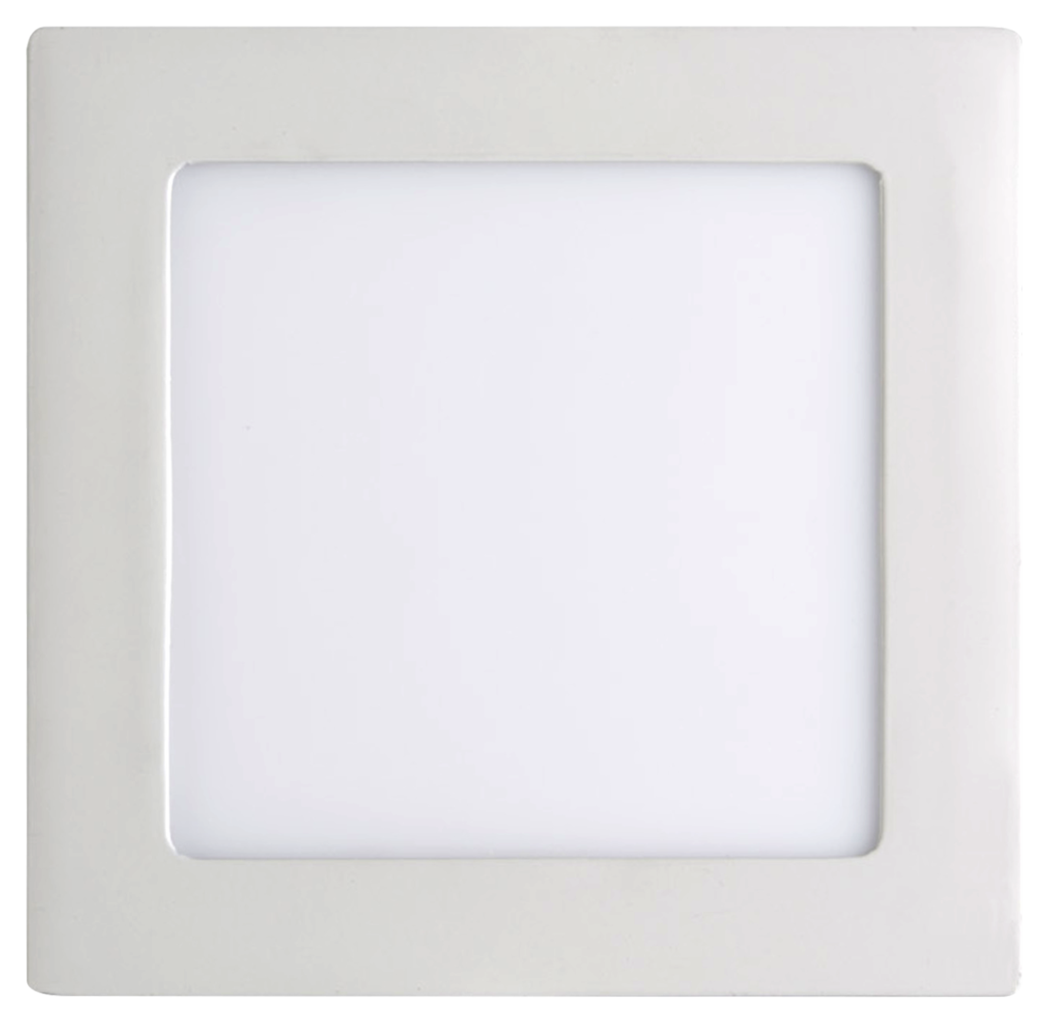 Foco led cuadrado blanco de 12w | Leroy Merlin