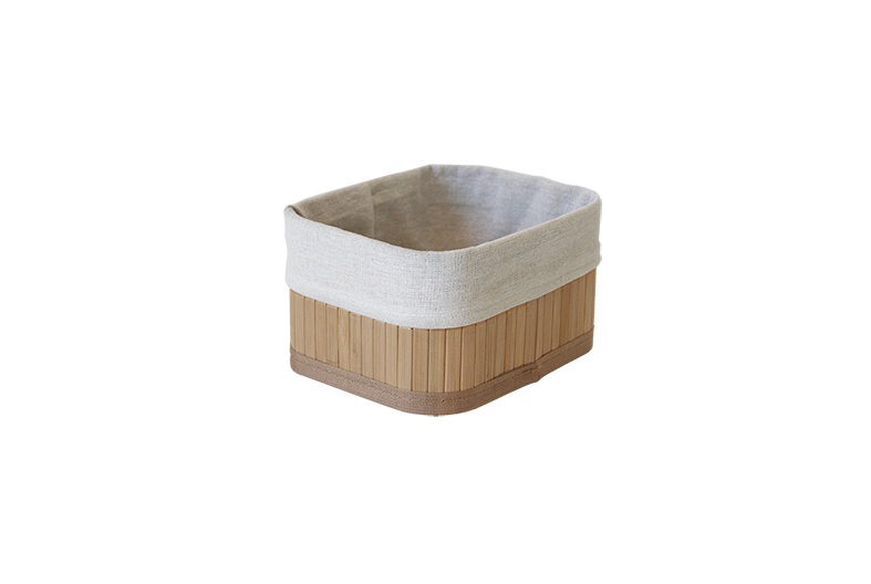 Panier BOX & BEYOND Kub beige H.10 x l.15 x P.15 cm | Leroy Merlin