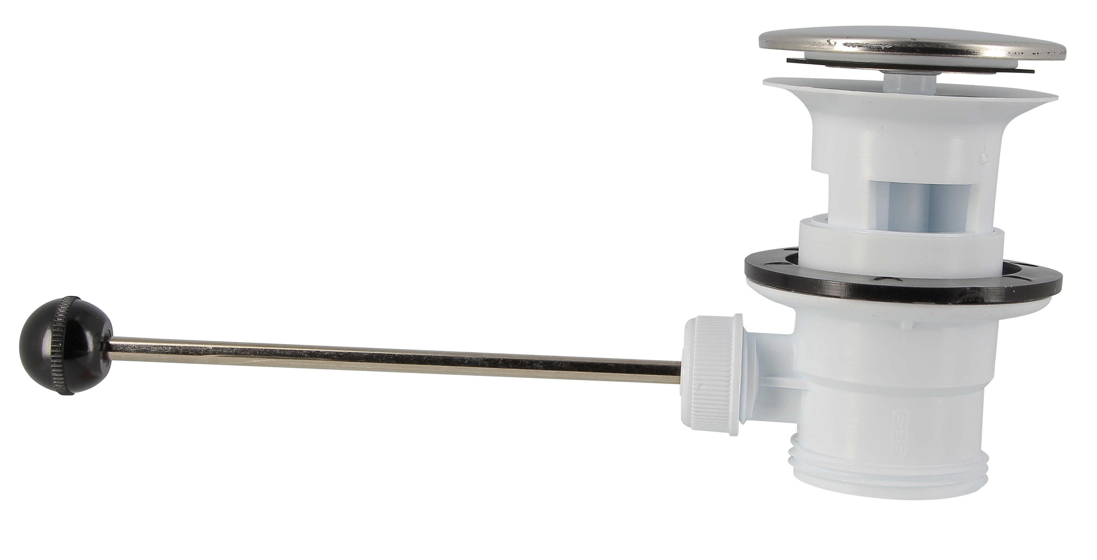 Bonde à tirette pour lavabo, blanc, Diam.63 mm, GIRPI | Leroy Merlin