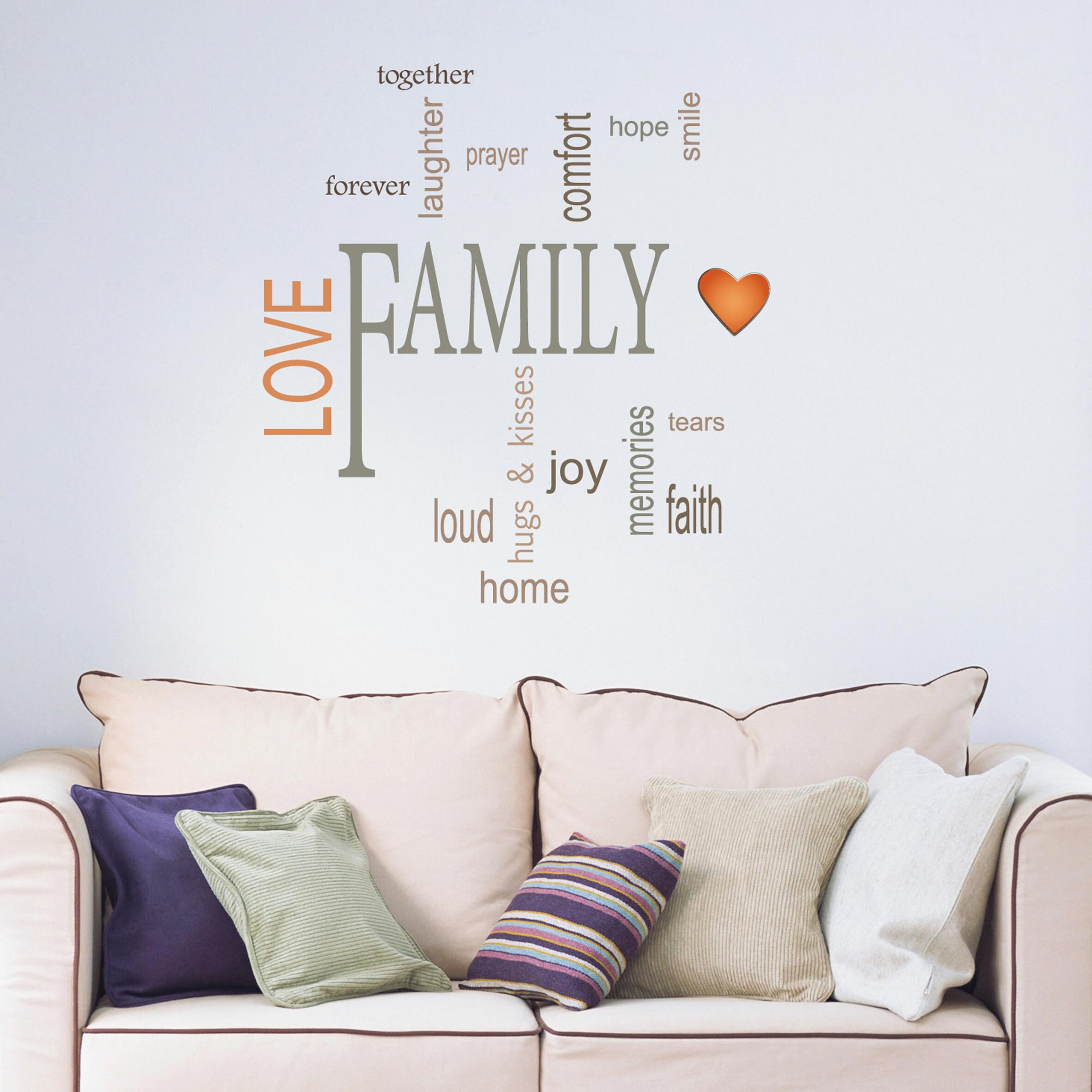 Sticker Family Love 47.5 x 70 cm | Leroy Merlin
