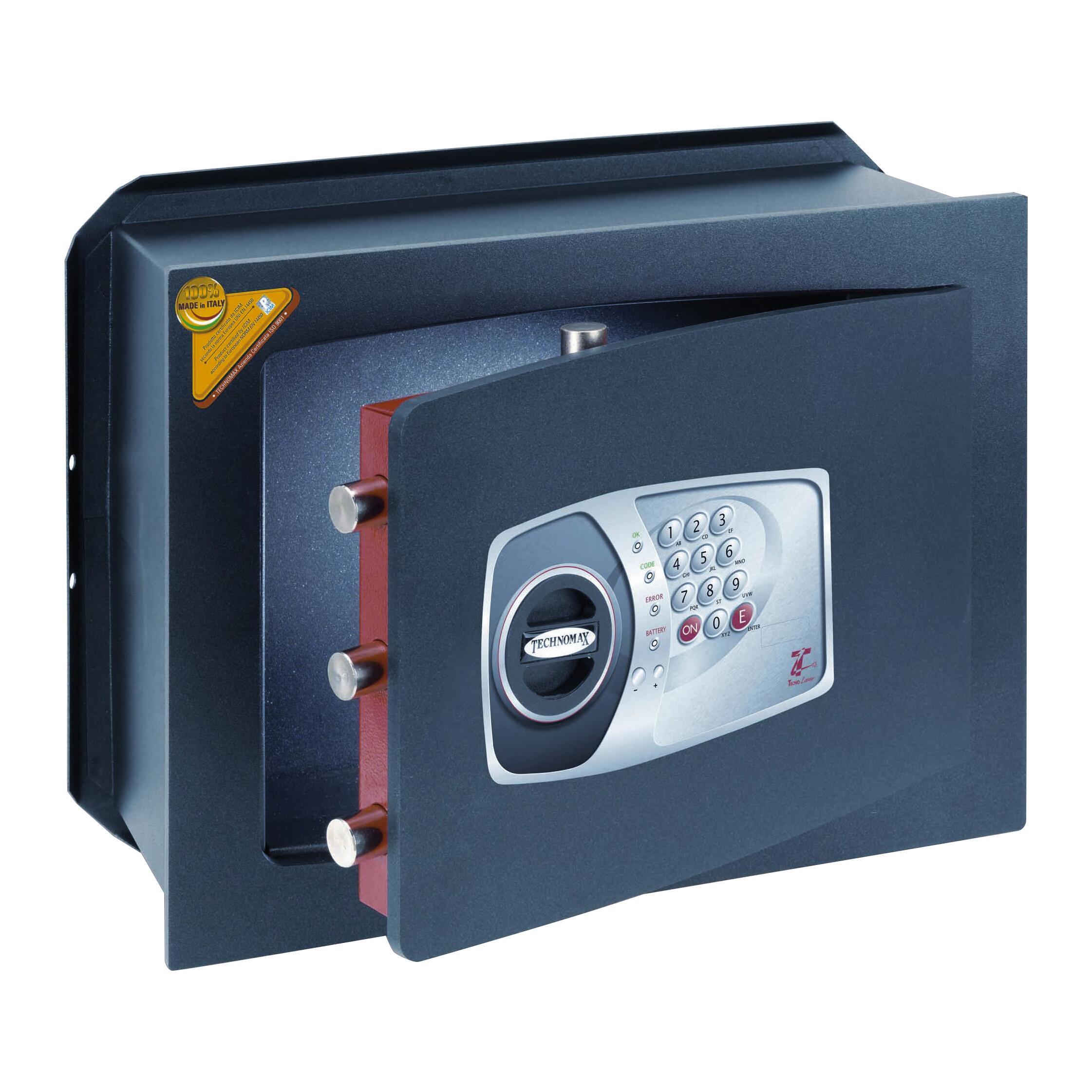 Cassaforte con codice elettronico TECHNOMAX NT/5 a incasso L 46 x H 34 x P 20 cm | Leroy Merlin