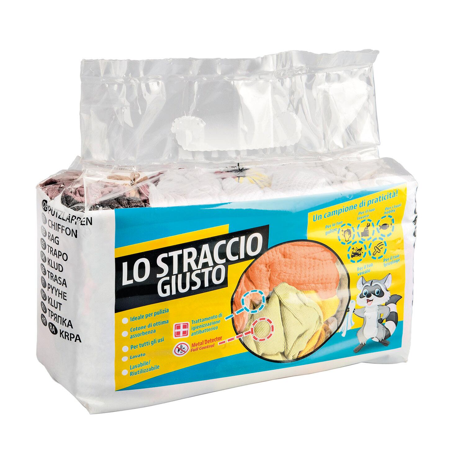 Straccio per la polvere Stracci colori misti in cotone 10 pezzi | Leroy ...