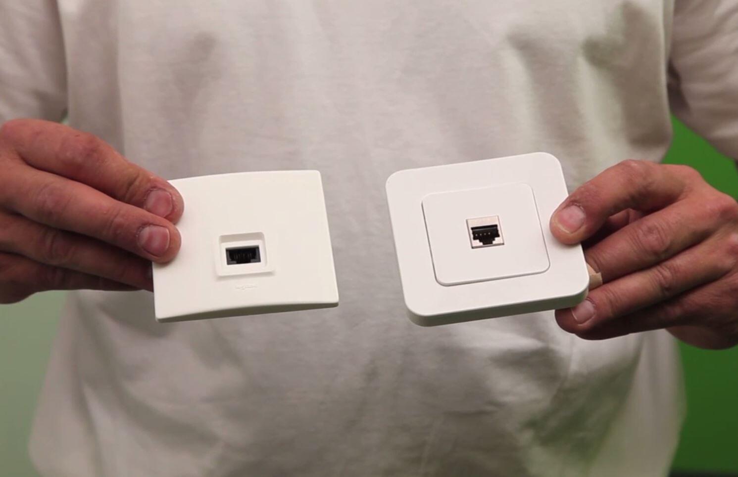 ¿Cómo instalar una toma de red RJ45? | Leroy Merlin