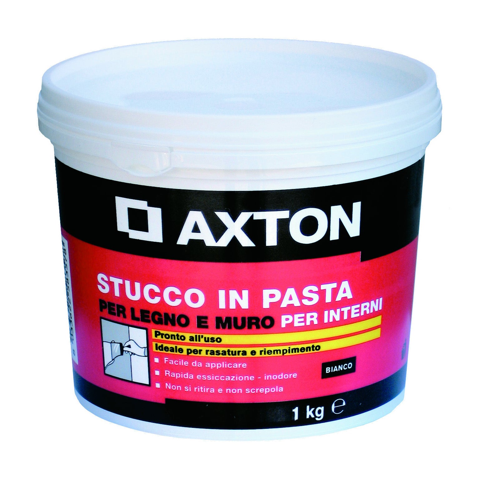 Stucco in pasta per interno AXTON stucco pasta 1 kg bianco | Leroy Merlin