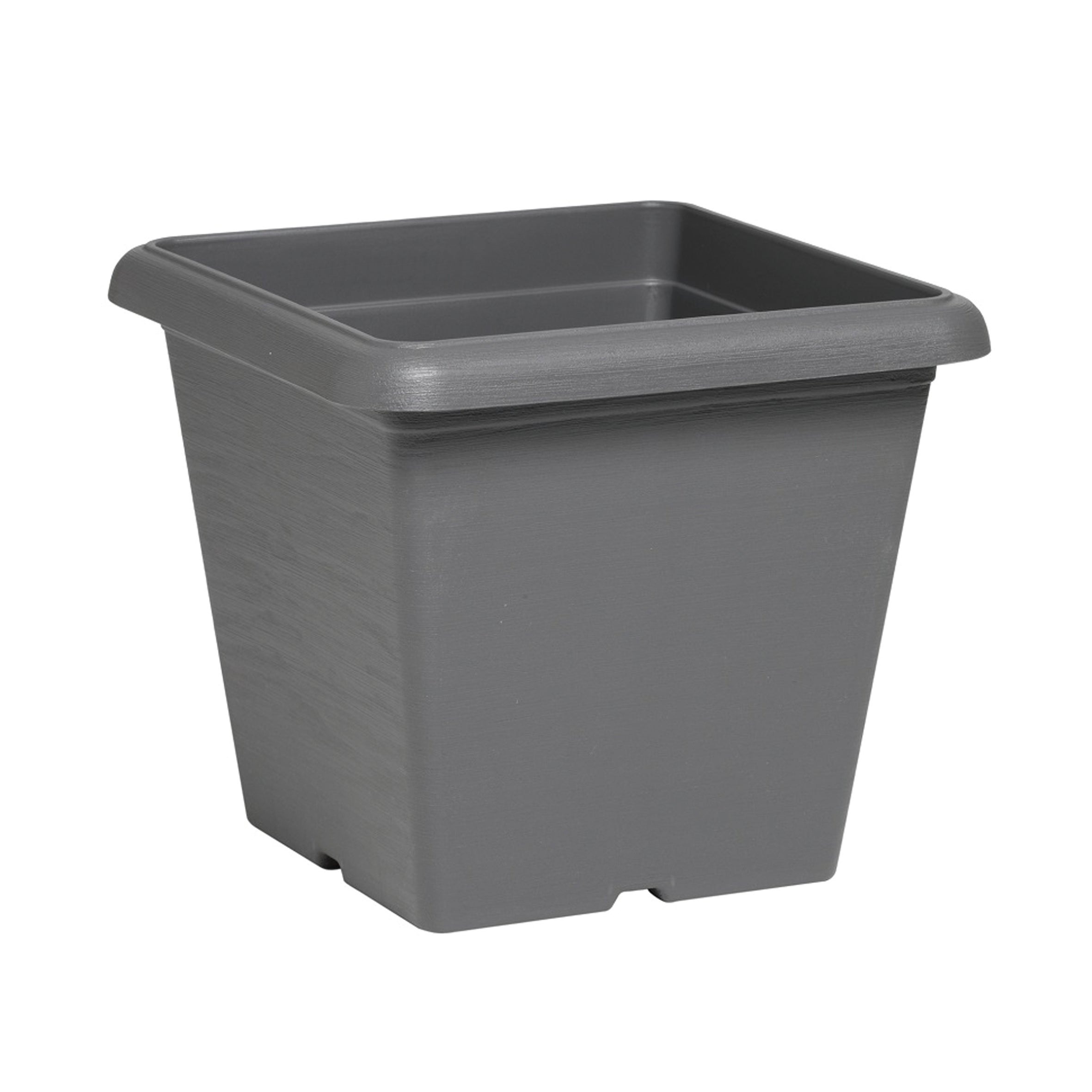Vaso Quadro Terrae PLASTECNIC in polipropilene antracite H 21 x L 25 cm ...