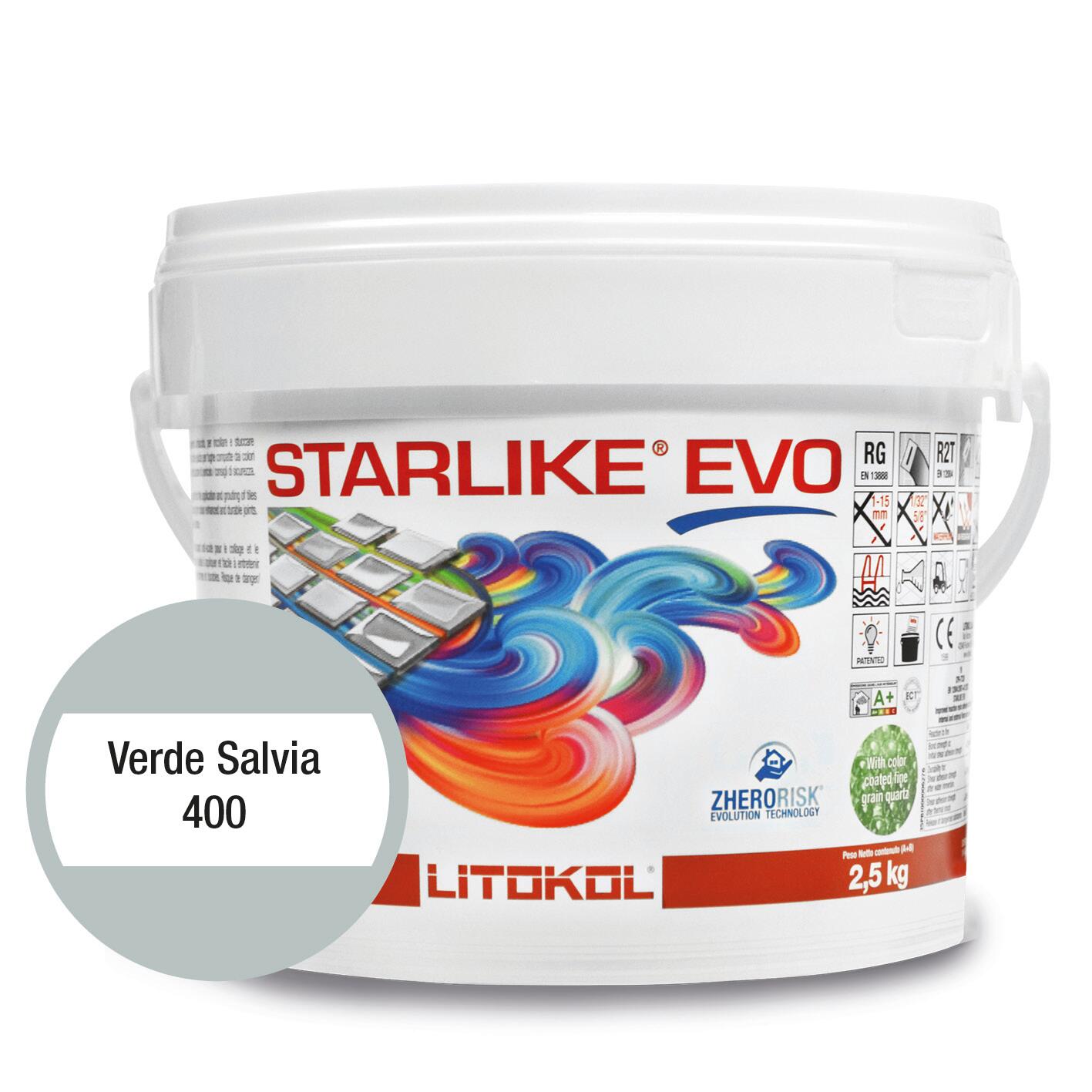 Colla e stucco (due in uno) in pasta Starlike EVO 400 Verde Salvia ...
