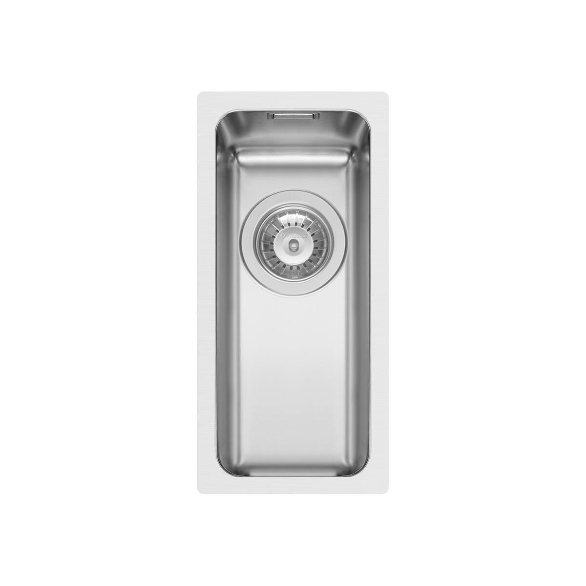 Lavello sottotop 1 vasca PYRAMIS Lume inox Ø 40 cm argento | Leroy Merlin