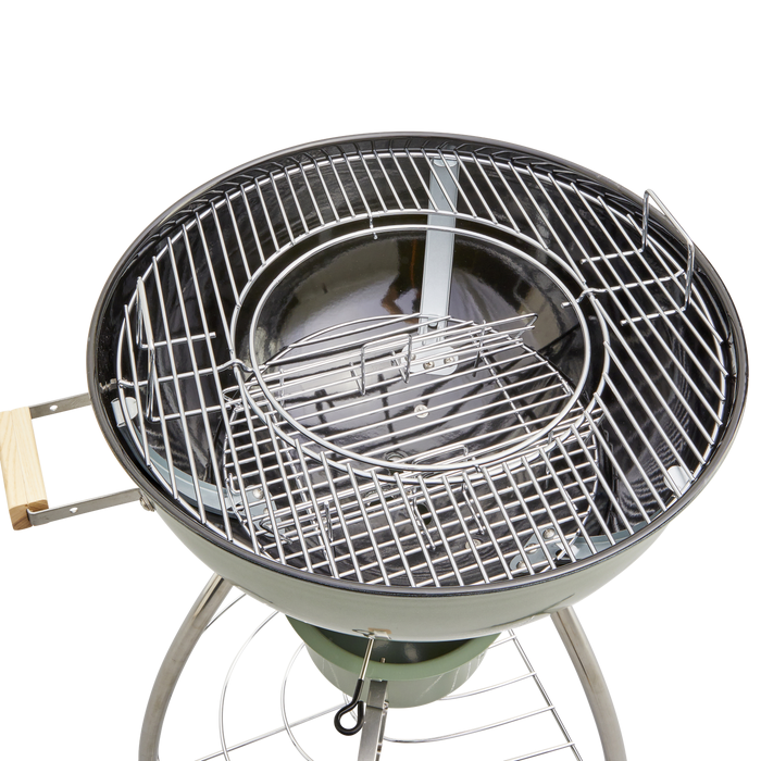 Barbecue charbon de bois NATERIAL ø 55 Phoenix Beta 2 vert | Leroy Merlin