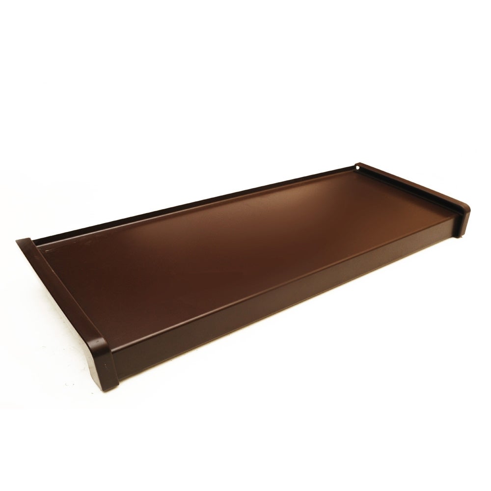 Parapet zewnętrzny stalowy brązowy 200x25x0.5 cm Domidor - Leroy Merlin