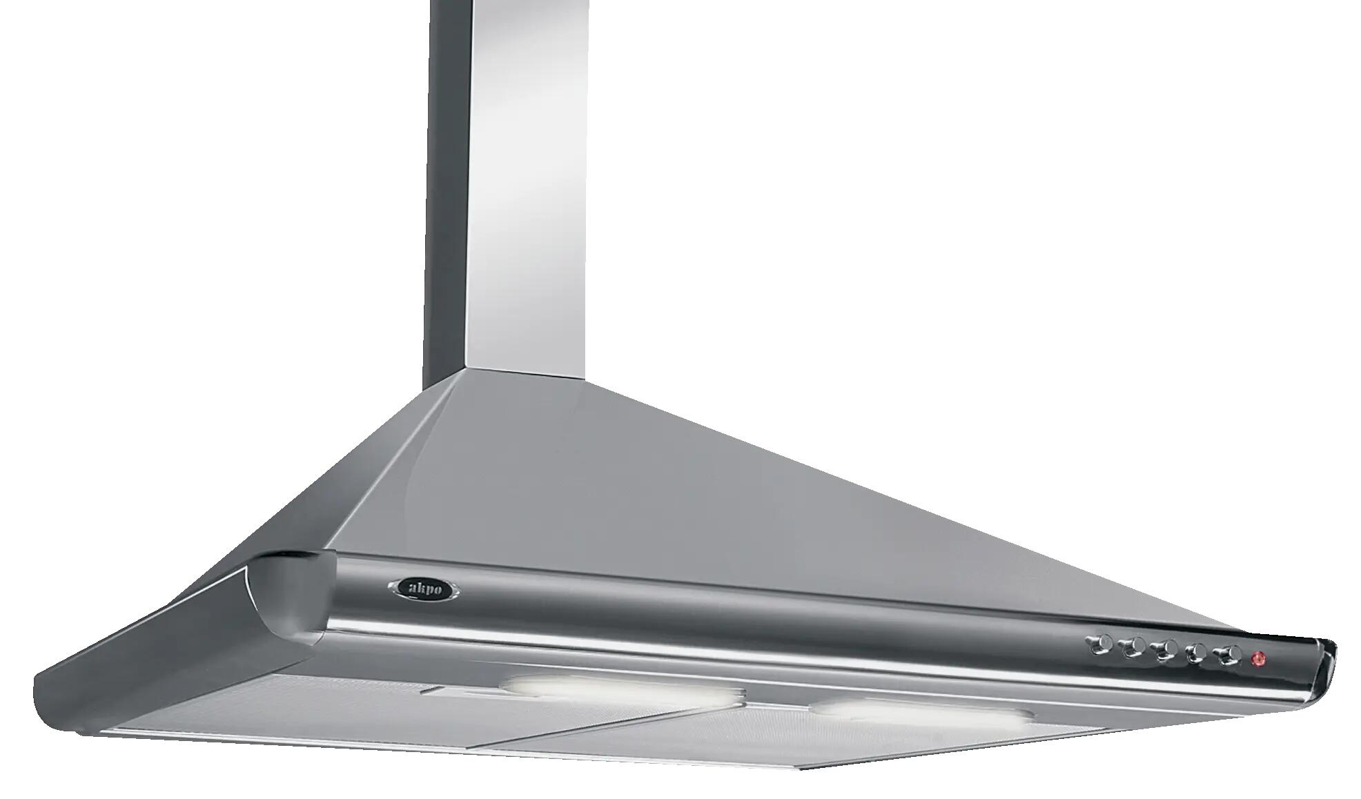 Okap kominowy Elegant Turbo satyna 60 cm Akpo - Leroy Merlin