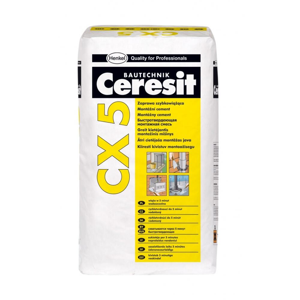 Zaprawa klejowa SZYBKOWIĄŻĄCA CX 5 25 kg CERESIT - Leroy Merlin