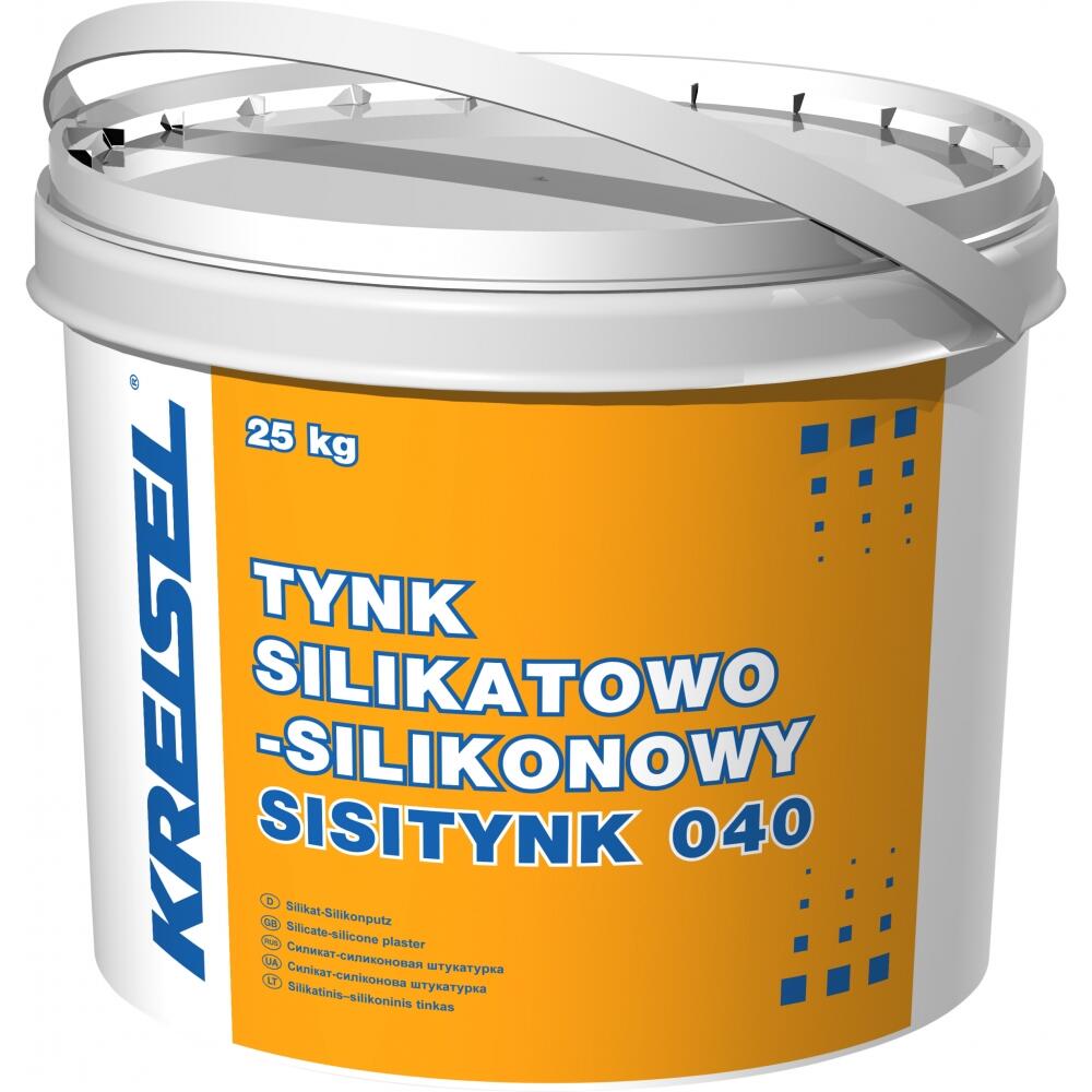 Tynk silikatowo-silikonowy SISITYNK 040 1,0 - 3,0 mm 25 kg KREISEL - Leroy Merlin