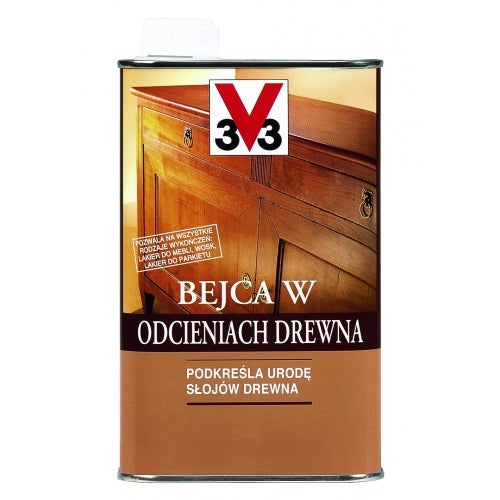 Rozpuszczalnikowa bejca do drewna W ODCIENIACH DREWNA 0.5 l Jasny dąb ...
