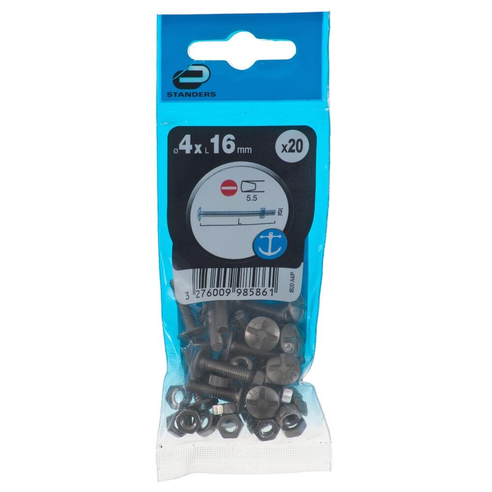 Śruba 4 x 16 mm 20 szt. Standers - Leroy Merlin