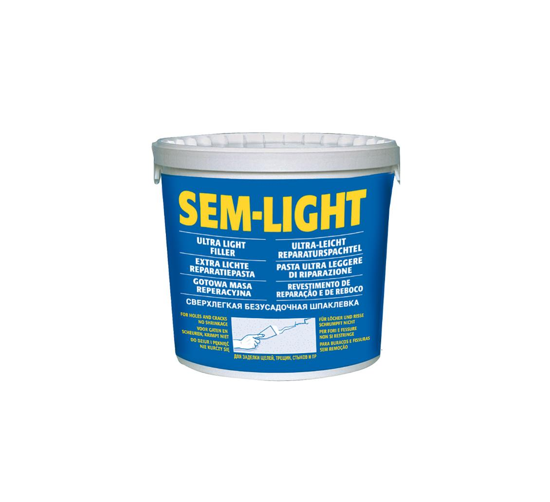 Gotowa masa naprawcza lekka Sem-Light 1L Semin - Leroy Merlin