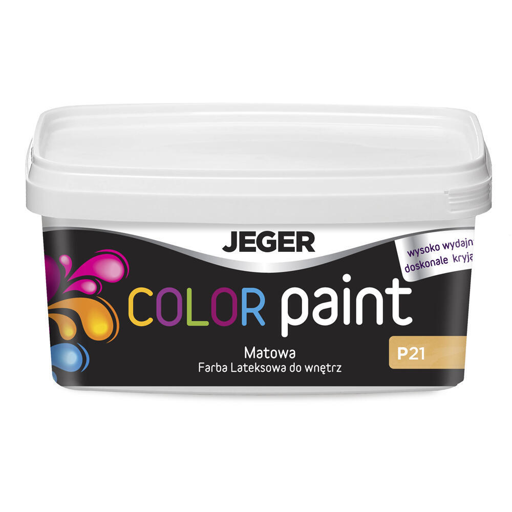 Farba dekoracyjna COLOR PAINT 1 l P0278 Lateksowa matowa JEGER - Leroy ... Farba dekoracyjna COLOR PAINT 1 l P0278 Lateksowa matowa JEGER - Leroy ...