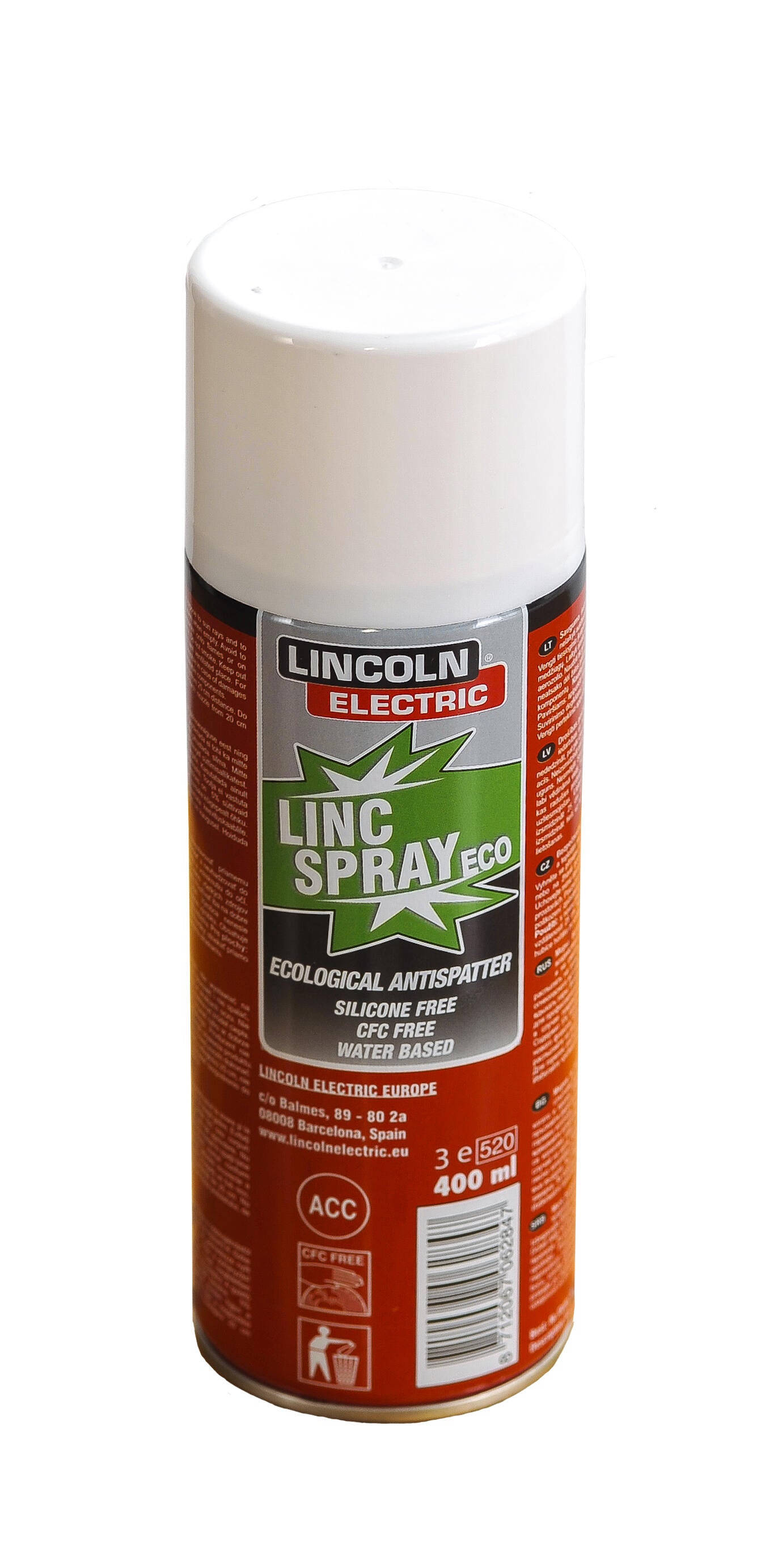 Preparat antyodpryskowy 400 ml LINC SPRAY ECO KP10565-E LINCOLN ...