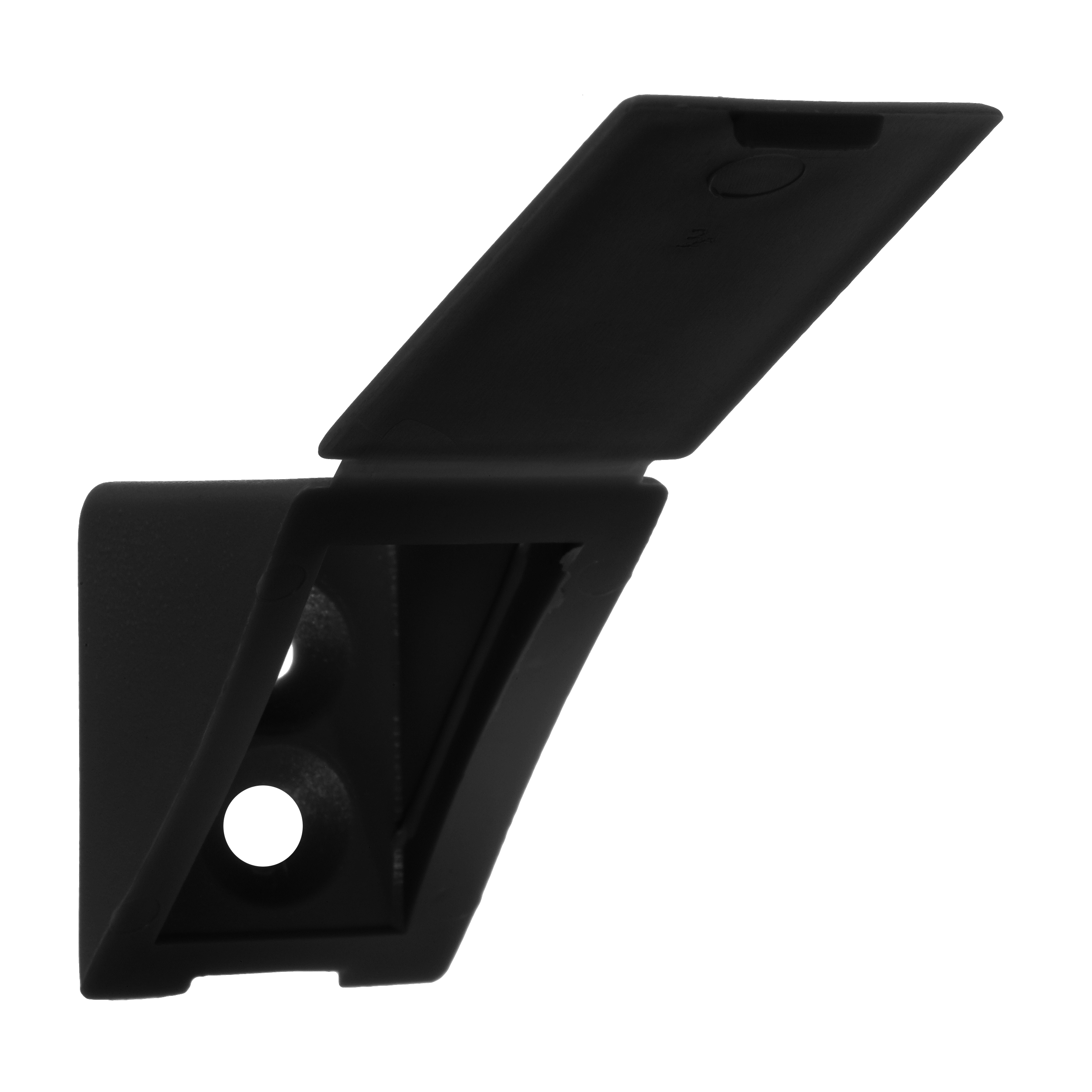 Złącze kątowe podwójne czarne 12 szt. Stahl - Leroy Merlin