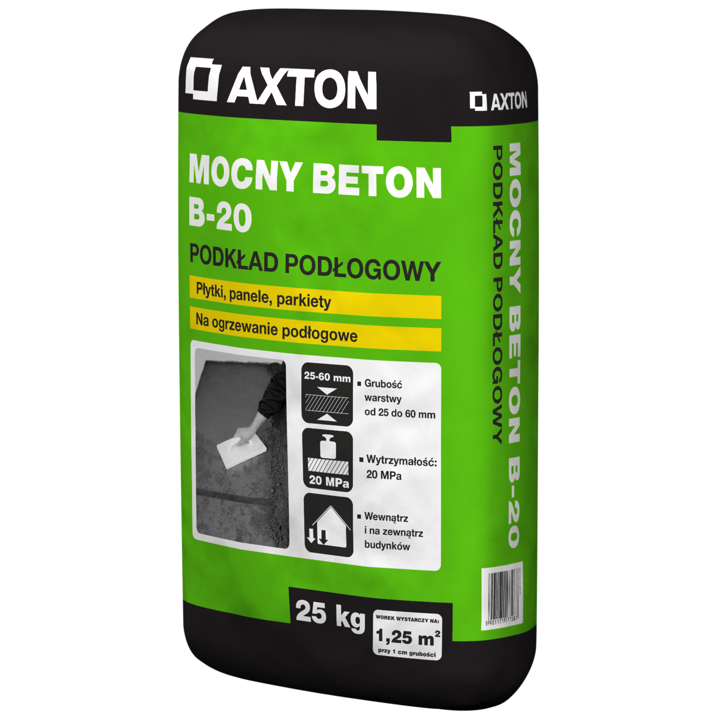 Zaprawa betonowa Mocny Beton B20 25 kg Axton - Leroy Merlin