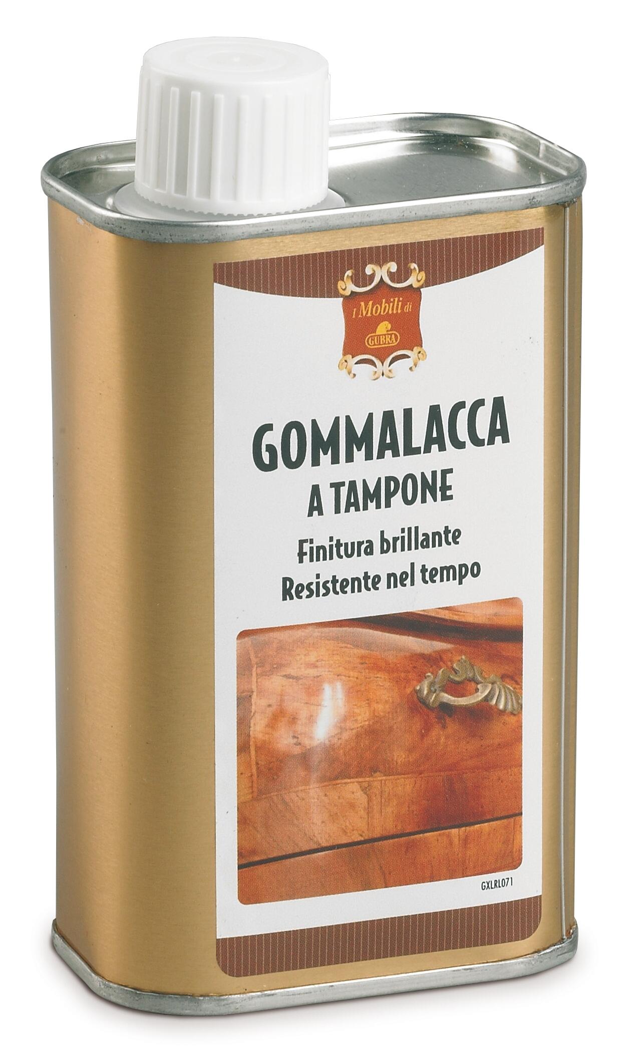 Cera decorativa per legno da interno GUBRA gommalacca a tampone ...