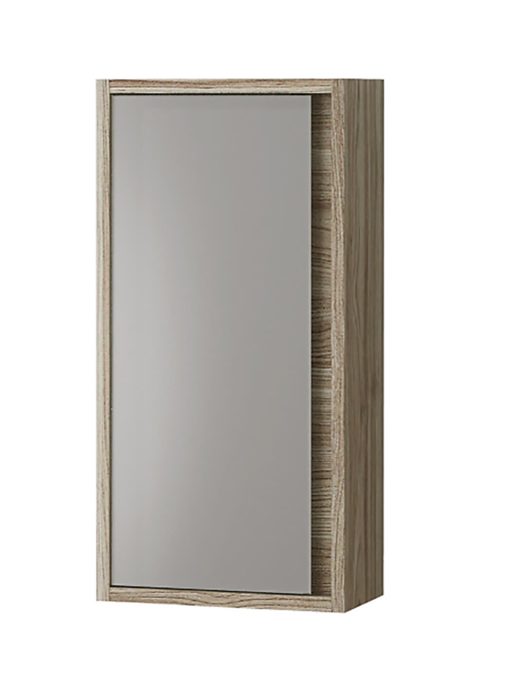 Pensile bagno Lotto olmo rousseau con frontale in vetro, 1 anta ...
