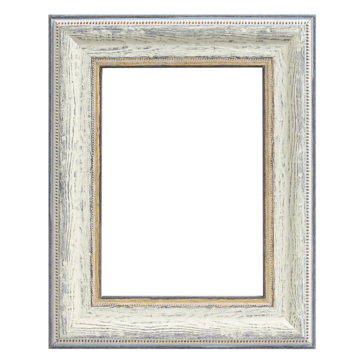 Cornice 20x30 cm in legno bianco oro opaco Fabriano INSPIRE | Leroy Merlin