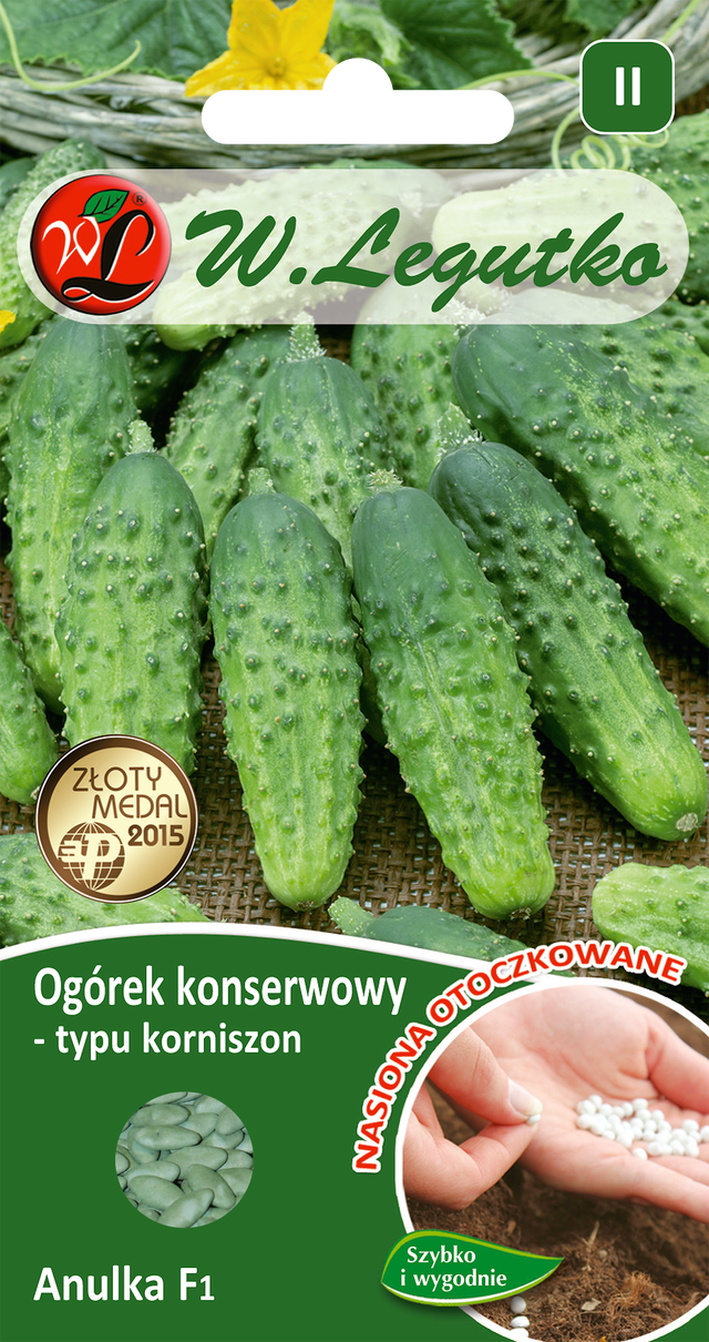 Nasiona ogórków gruntowych, konserwowych i sałatkowych