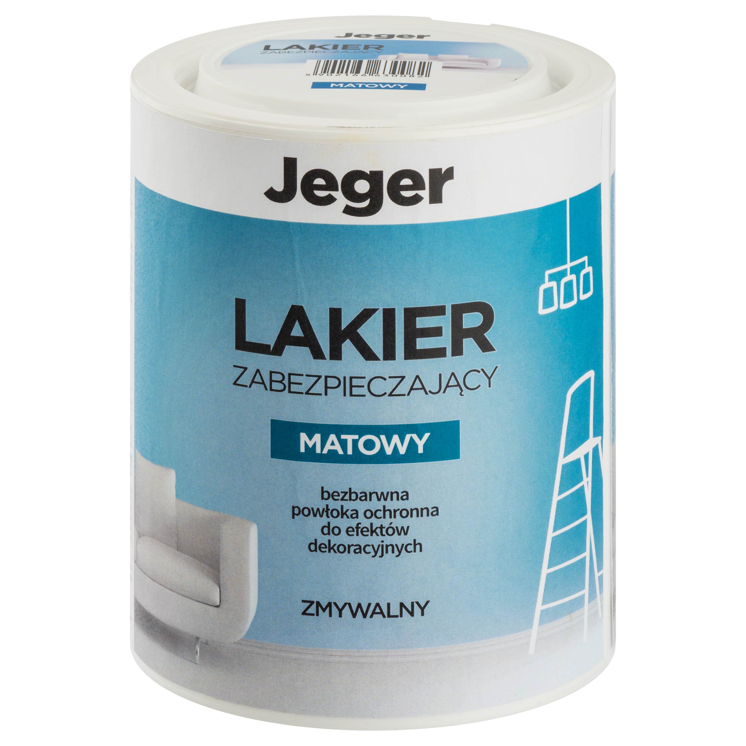 Lakier zabezpieczający 1 l Bezbarwny Matowy Zmywalny JEGER - Leroy Merlin