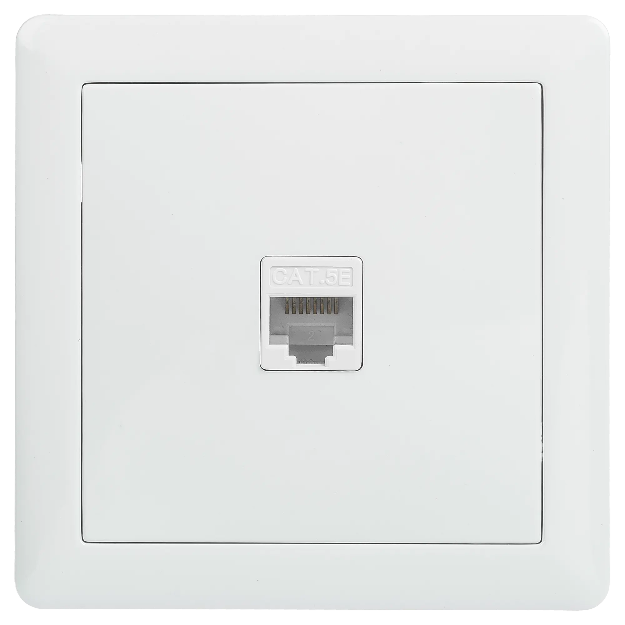 Gniazdo multimedialne RJ45 POJEDYŃCZE SLIM Biały LEXMAN - Leroy Merlin