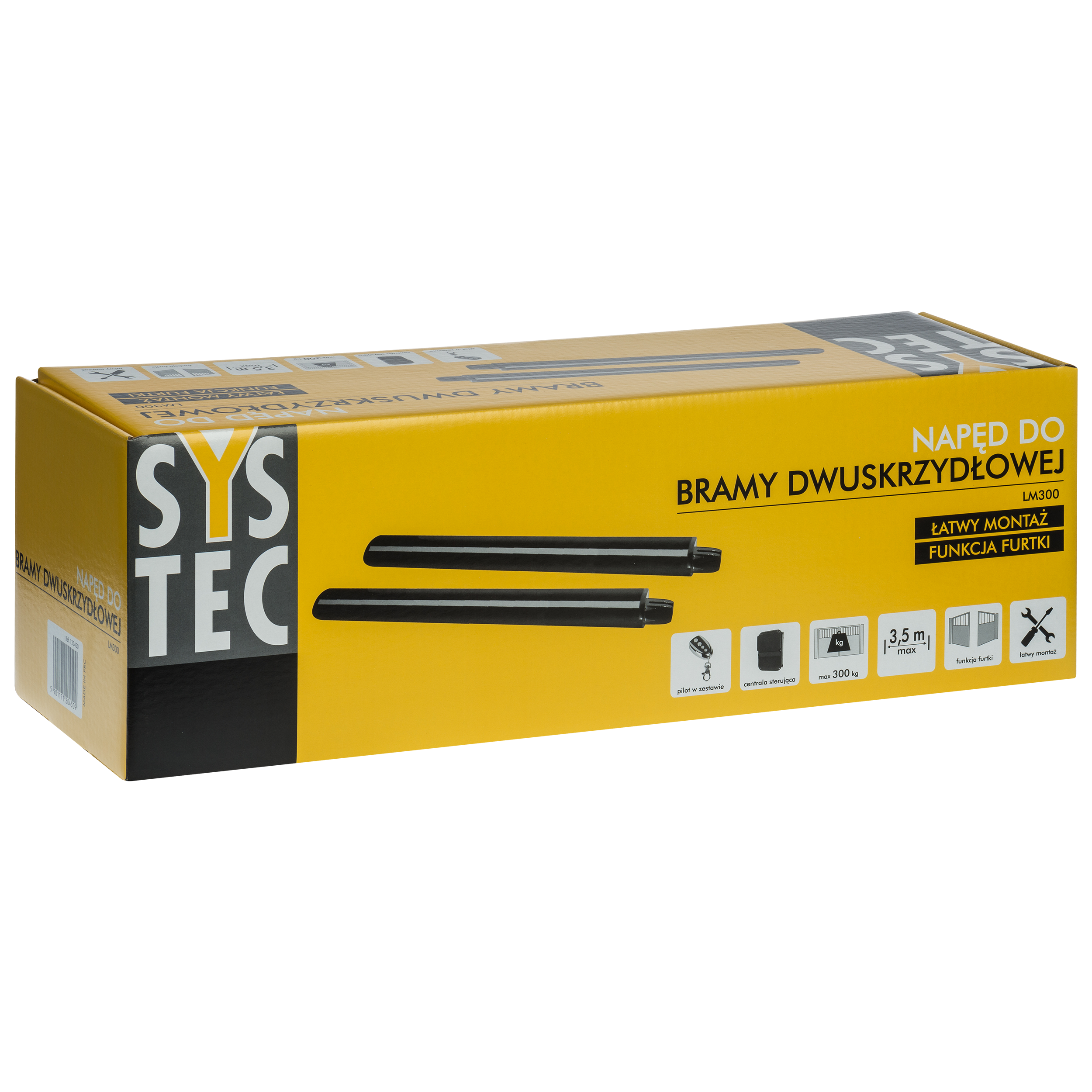 Napęd do bramy dwuskrzydłowej LM 300 SYSTEC - Leroy Merlin