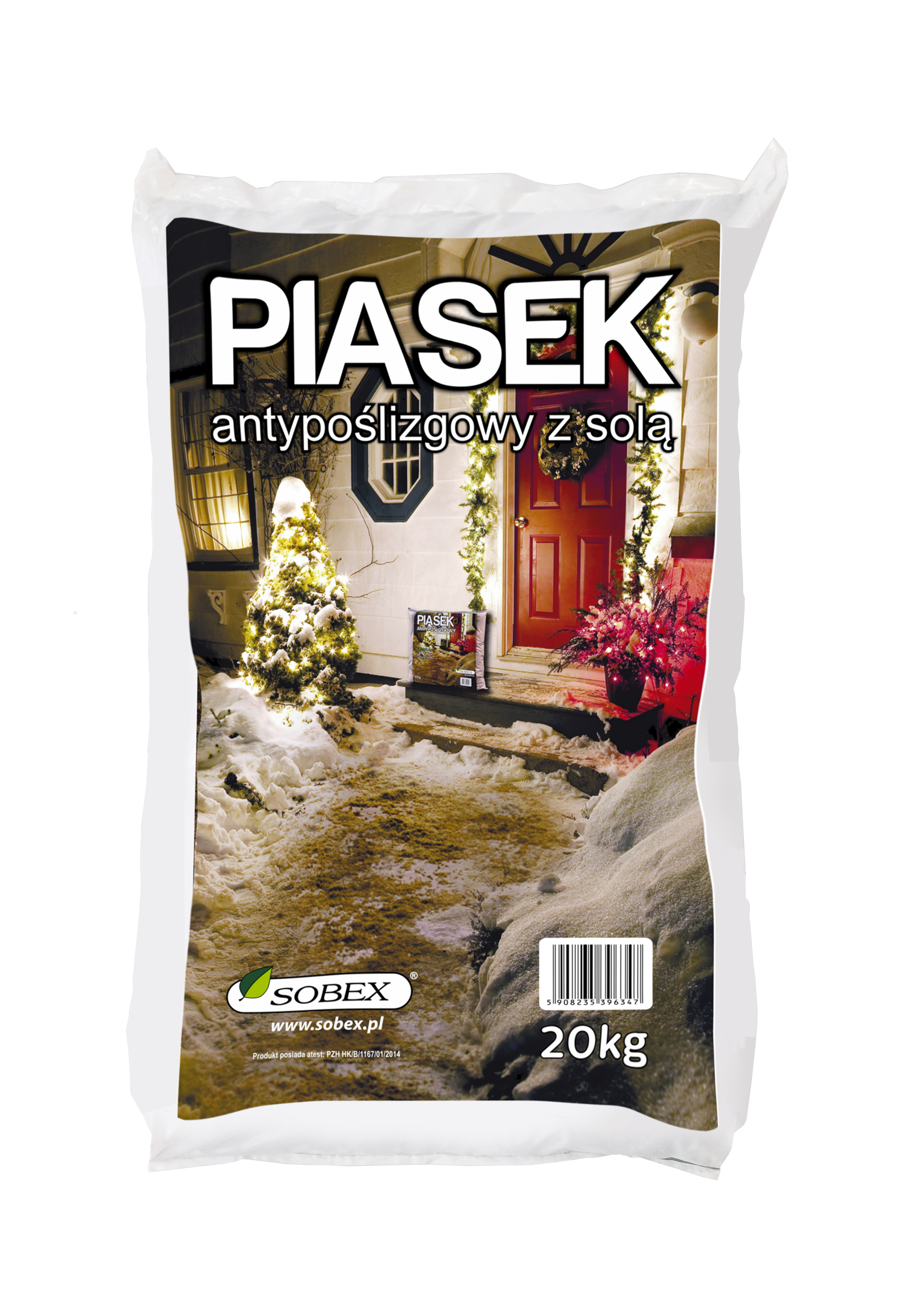 Piasek antypoślizgowy odladzający 20kg Sobex - Leroy Merlin
