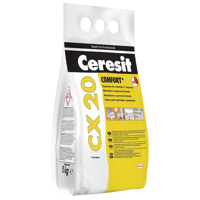 Zaprawa klejowa do montażu i napraw CX20 Comfort 5 kg Ceresit - Leroy ... Zaprawa klejowa do montażu i napraw CX20 Comfort 5 kg Ceresit - Leroy ...
