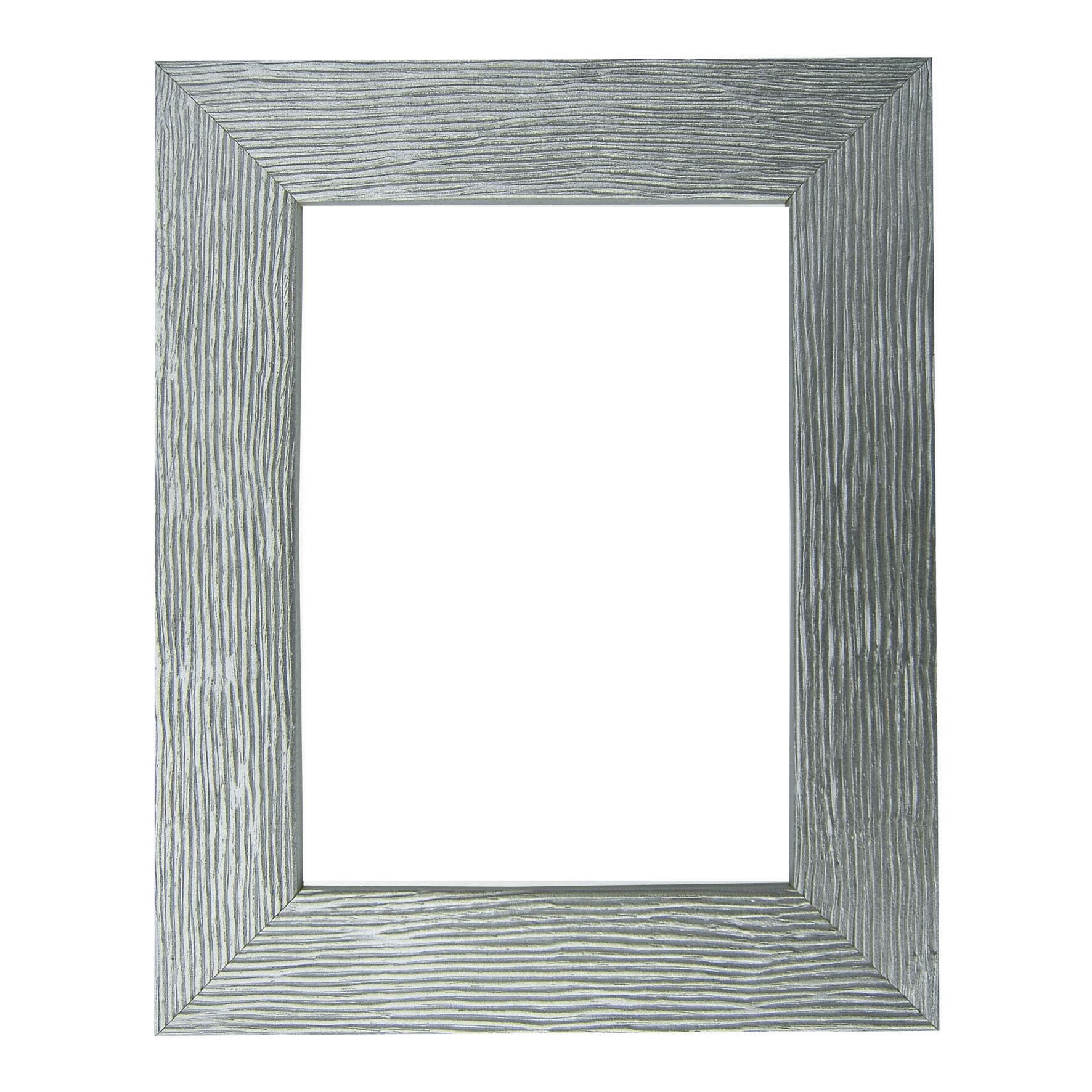 Cornice 50x60 cm in legno argento lucido Color INSPIRE | Leroy Merlin