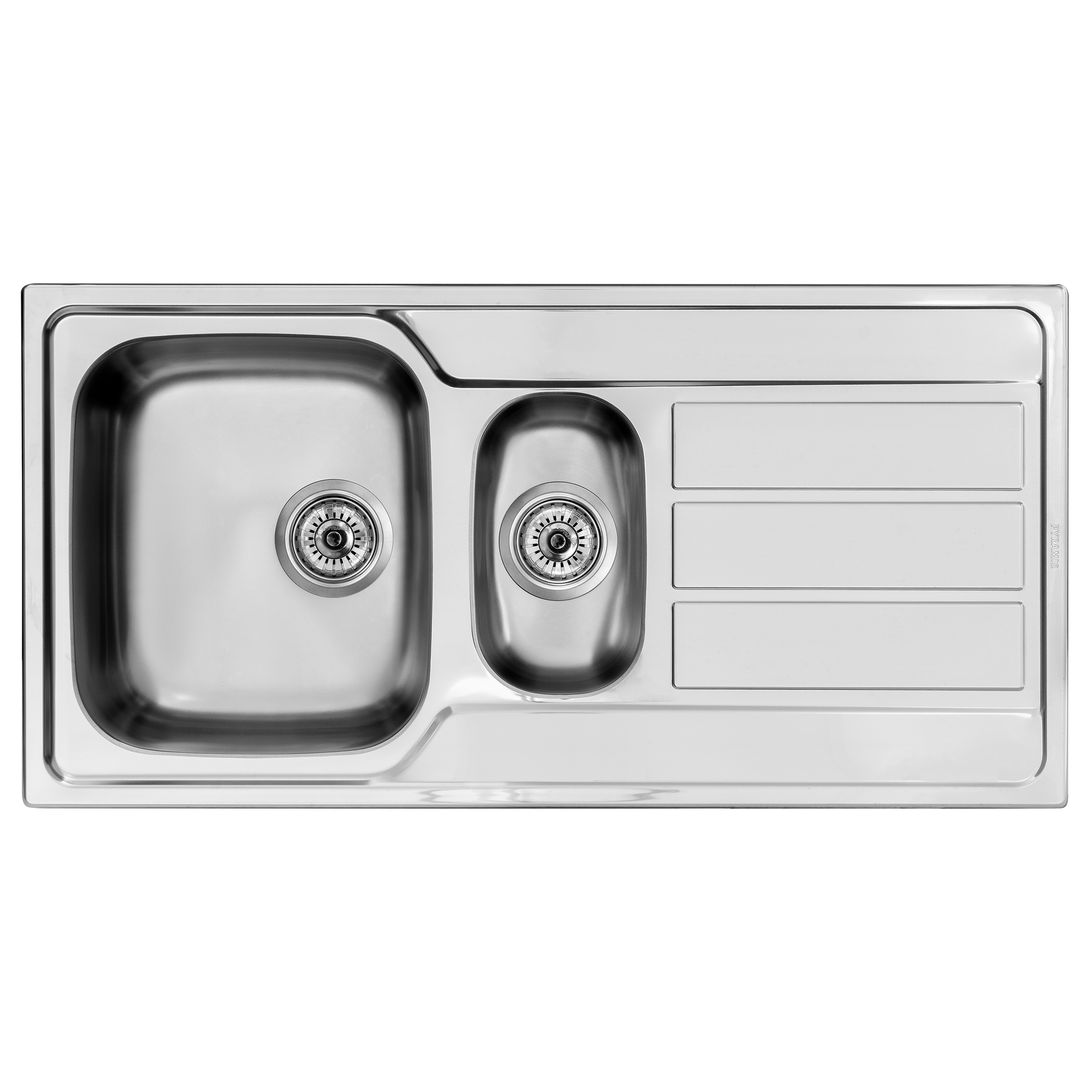 Zlewozmywak stalowy Athena Pyramis - Leroy Merlin