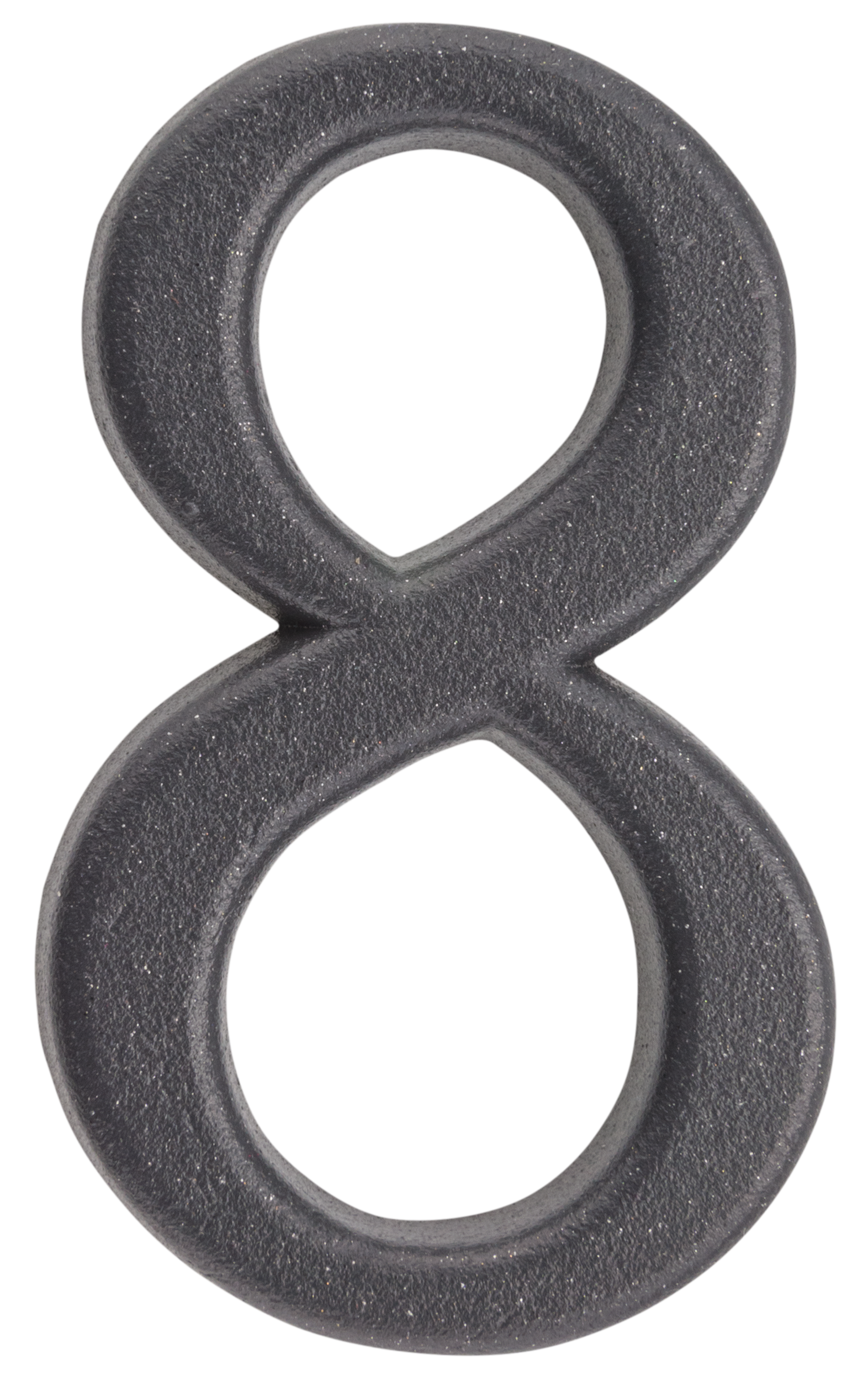 Cyfra 8 wys.5 cm metalowa grafitowa - Leroy Merlin