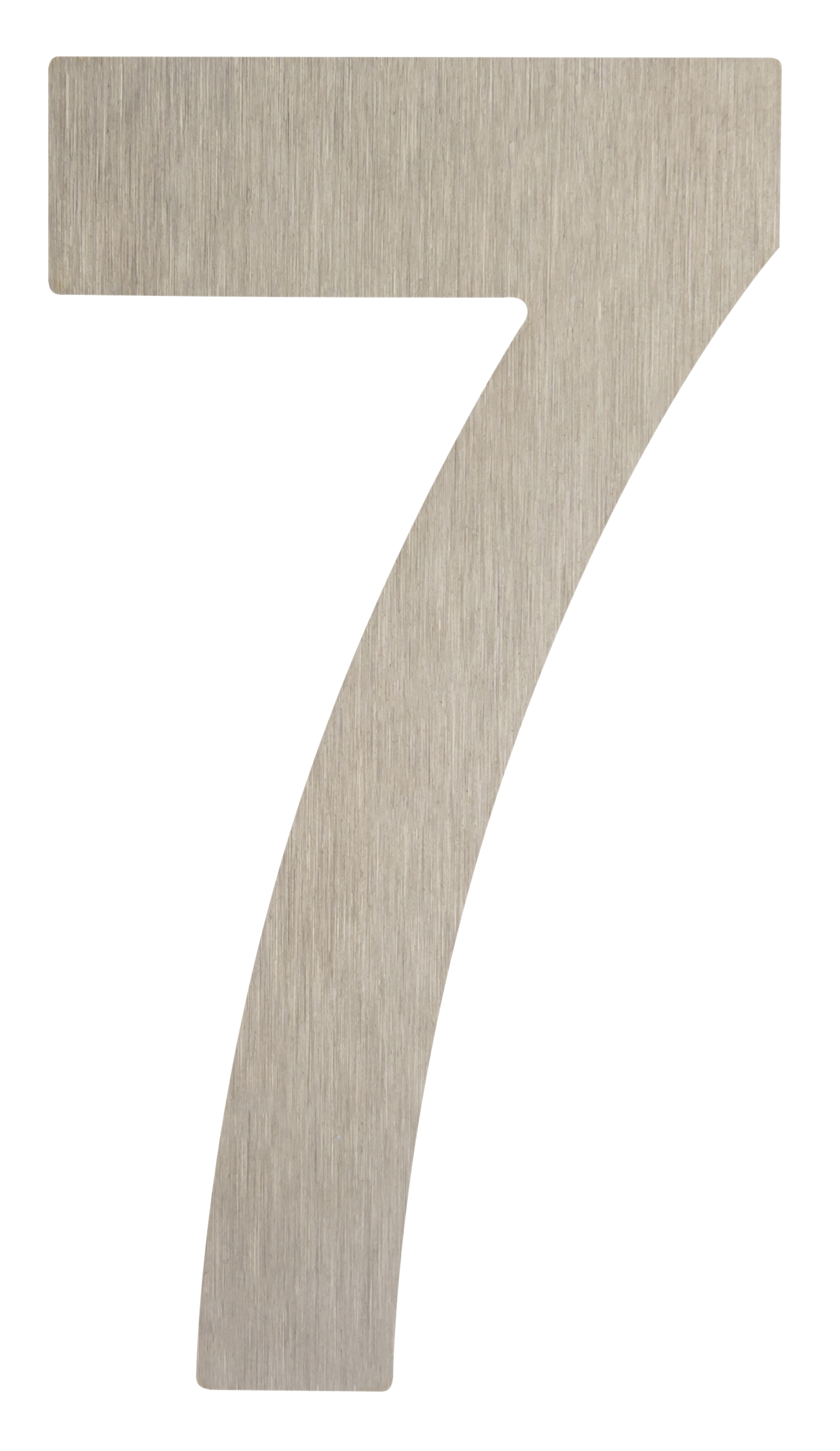 Cyfra 7 wys.5 cm plastikowa srebrna - Leroy Merlin