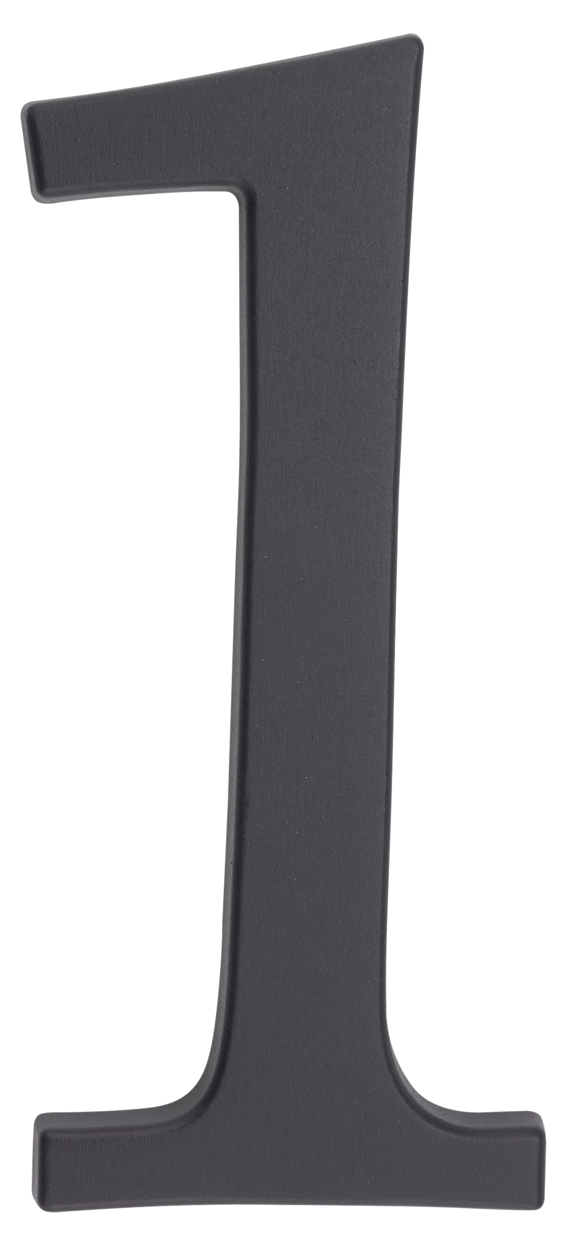 Cyfra 1 wys.19 cm aluminiowa grafitowa - Leroy Merlin