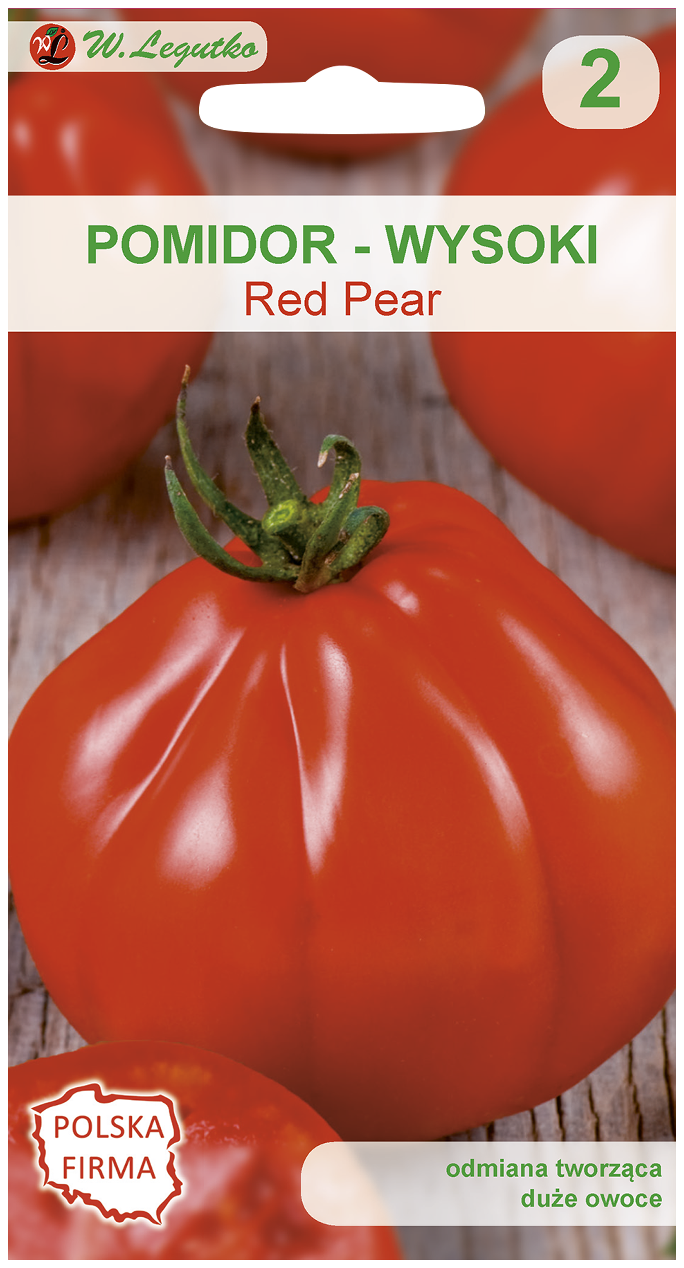 Pomidor gruntowy wysoki Red Pear nasiona W. Legutko - Leroy Merlin